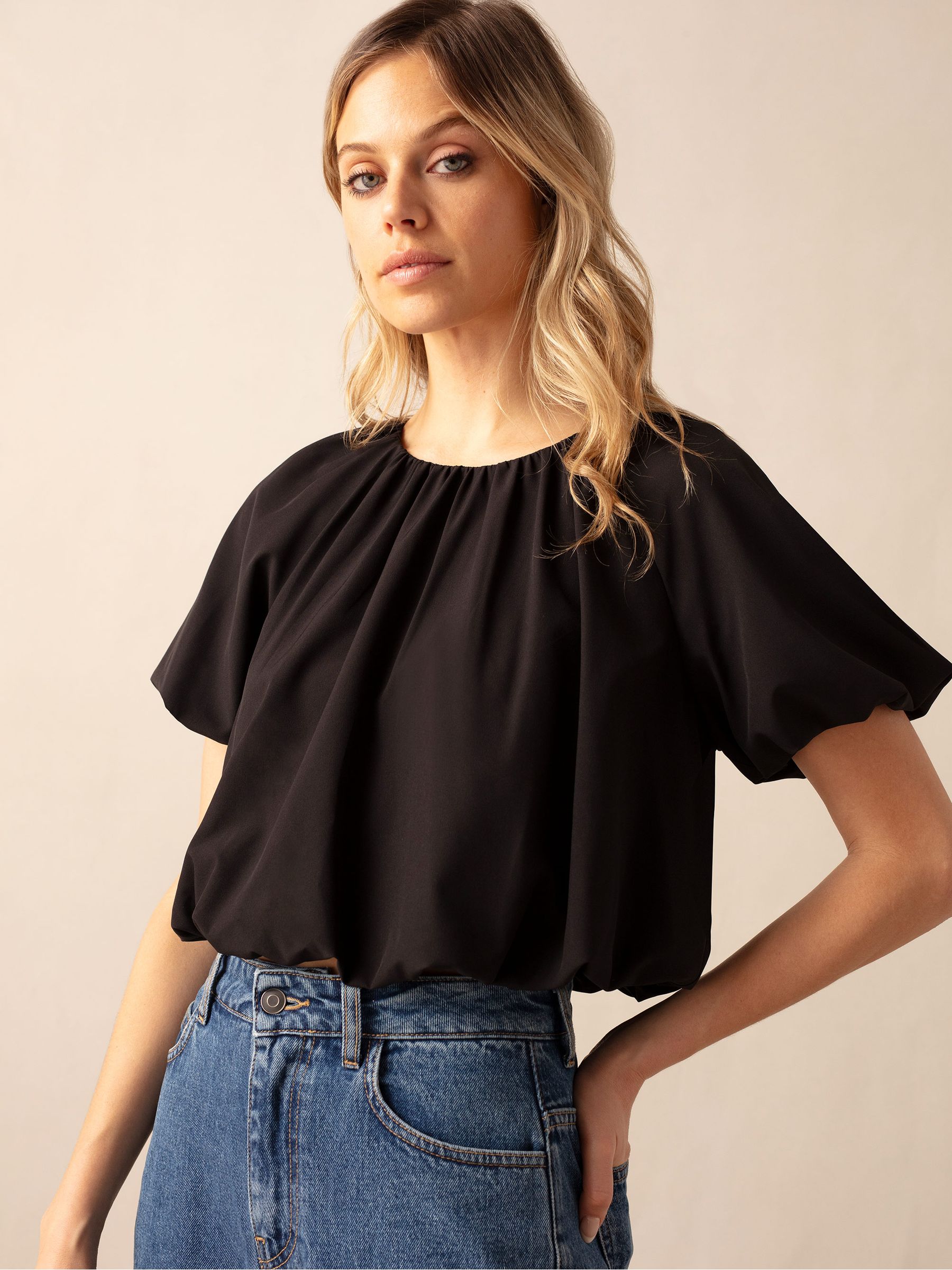 Buy Ro&Zo Black Parachute Top from the Next UK online shop
