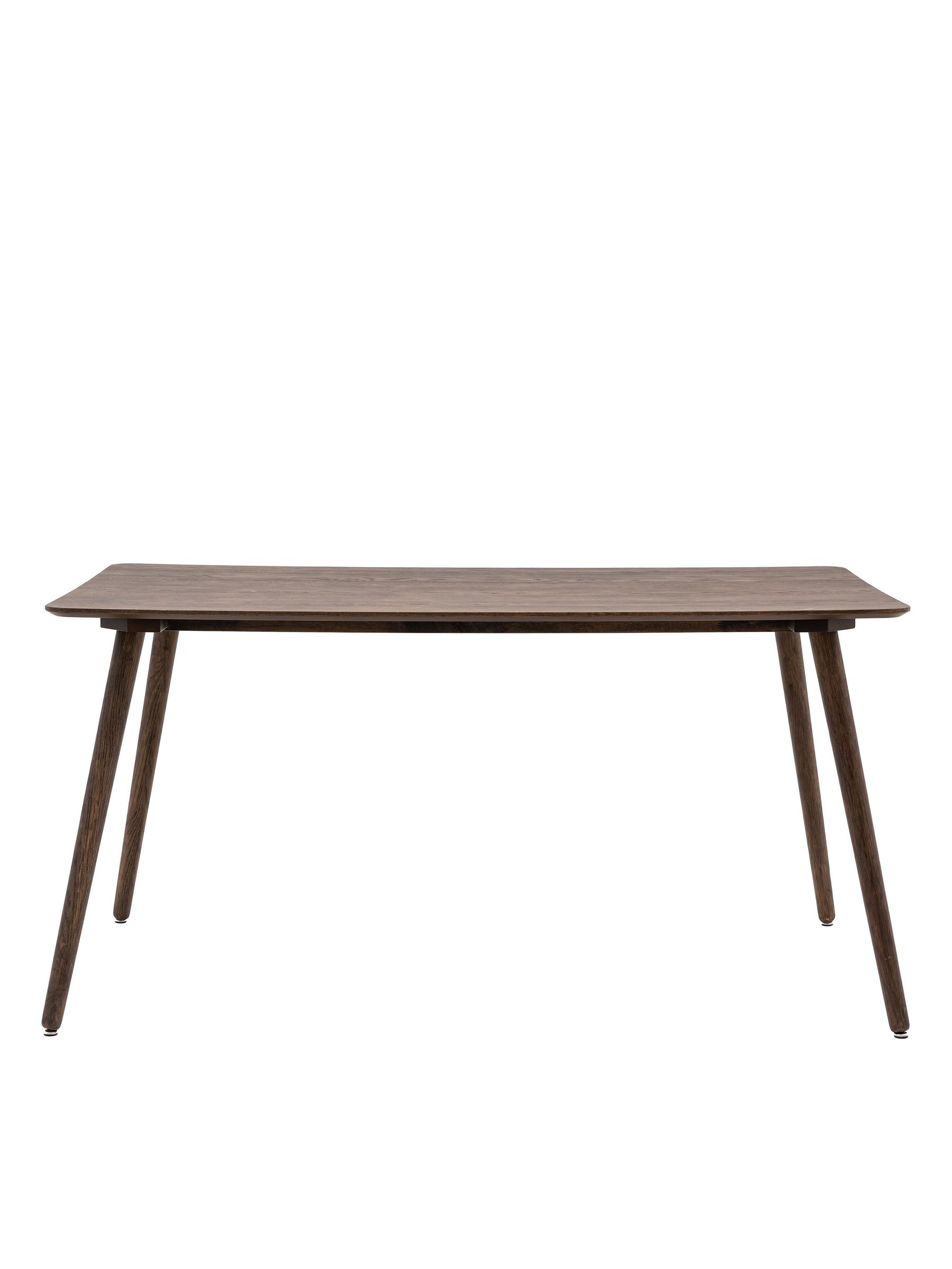 Buy Gallery Home Dark Wood Temara Oak Style 6 Seater Dining Table from ...