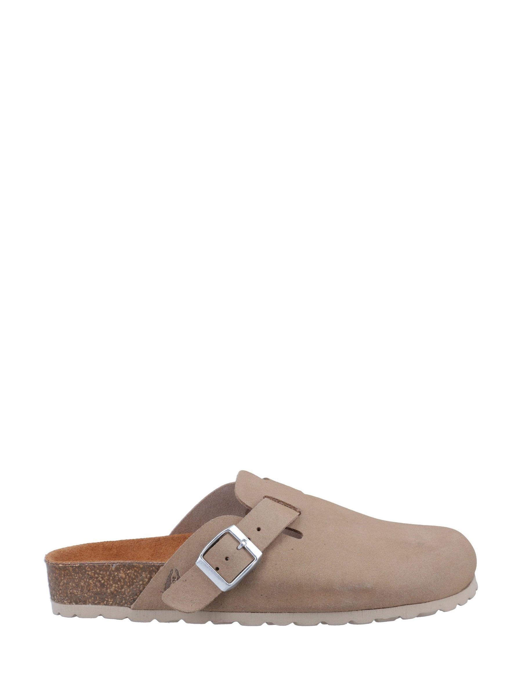 Buy Hush Puppies Natural Bailey Suede Closed Toe Mule Clog from the ...