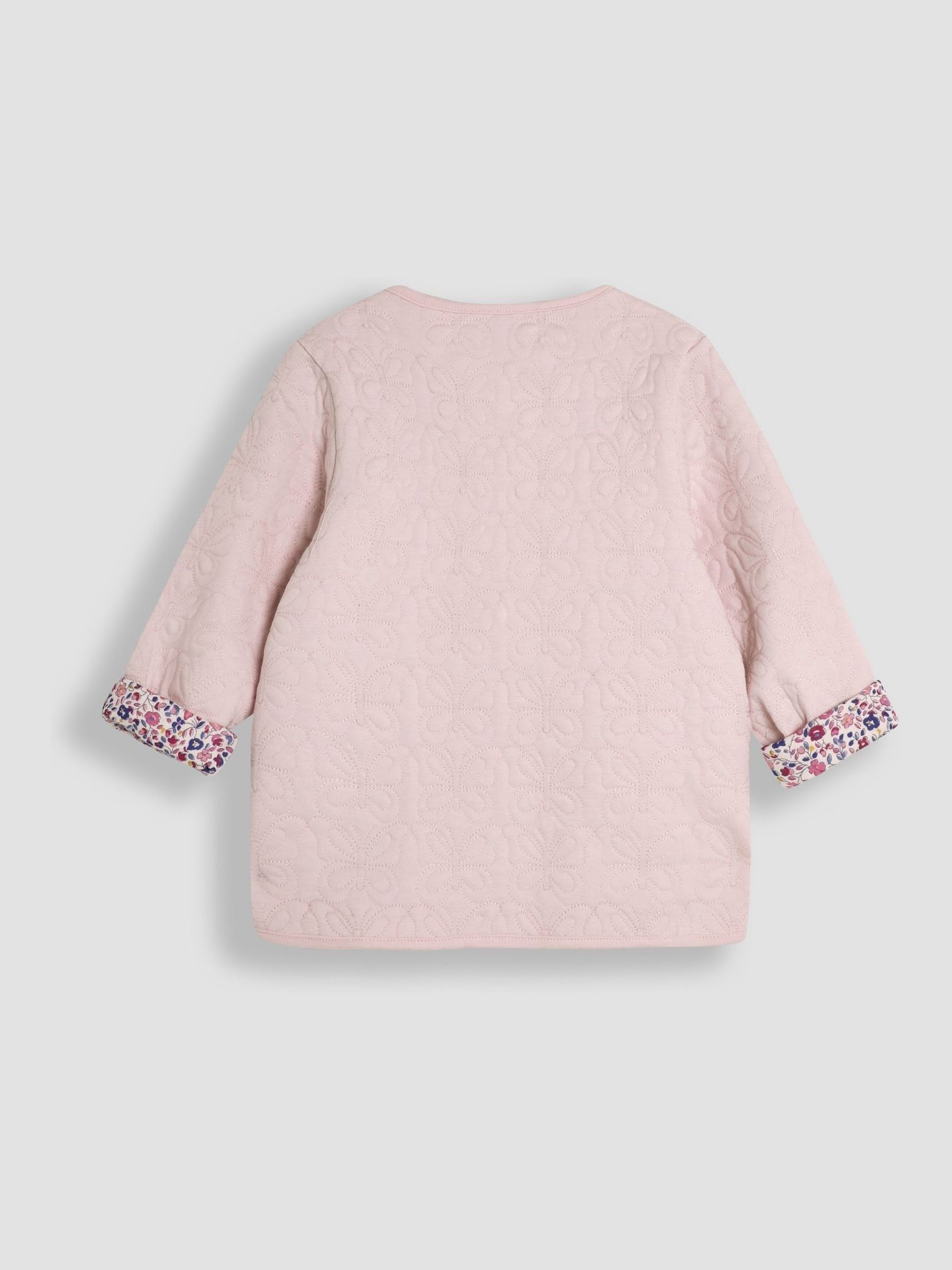 Buy JoJo Maman Bébé Berry Butterfly Quilted Reversible Jacket from the ...