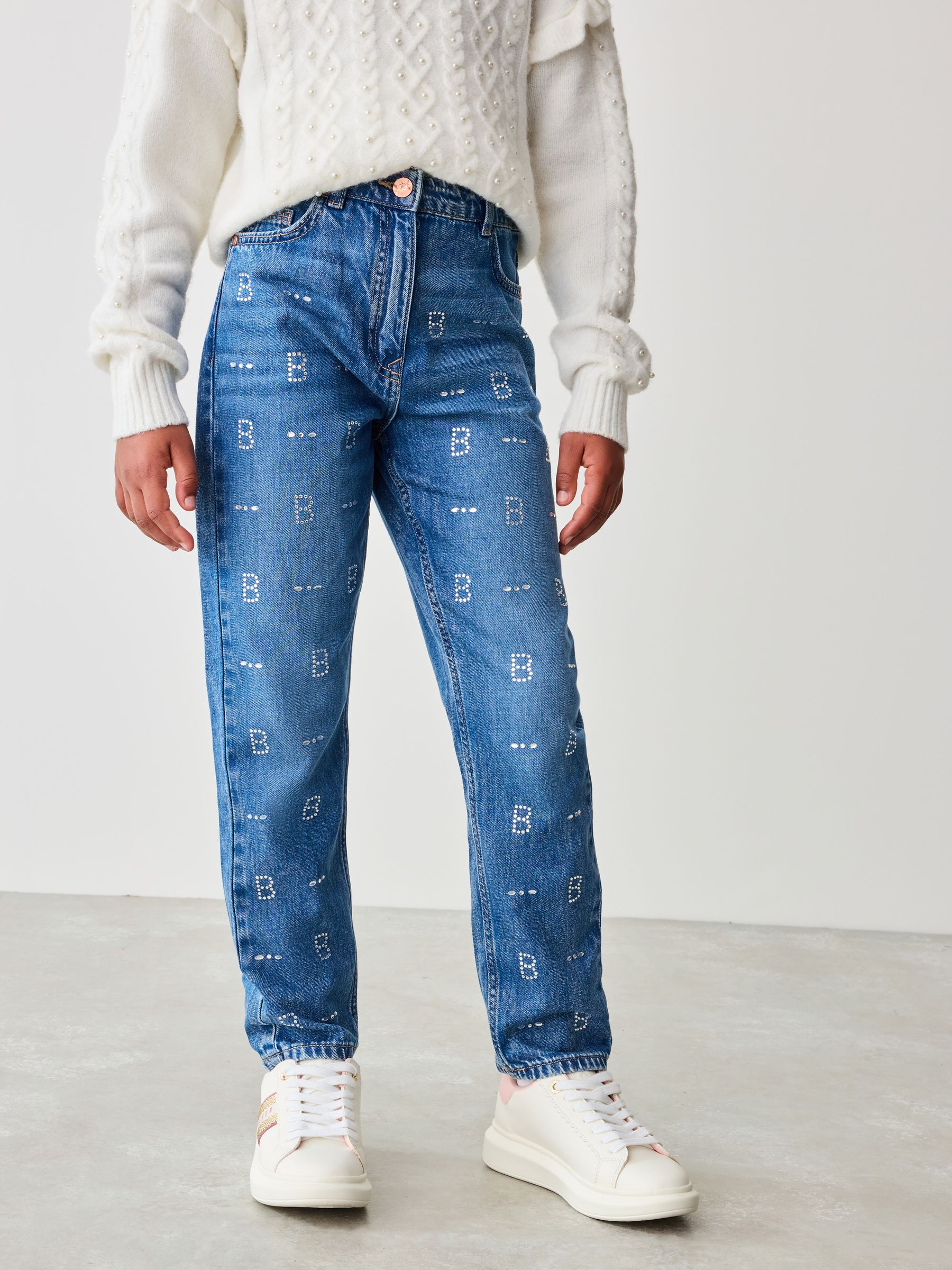 Buy Baker by Ted Baker Denim Blue Hotfix 100% Cotton Jeans from the ...