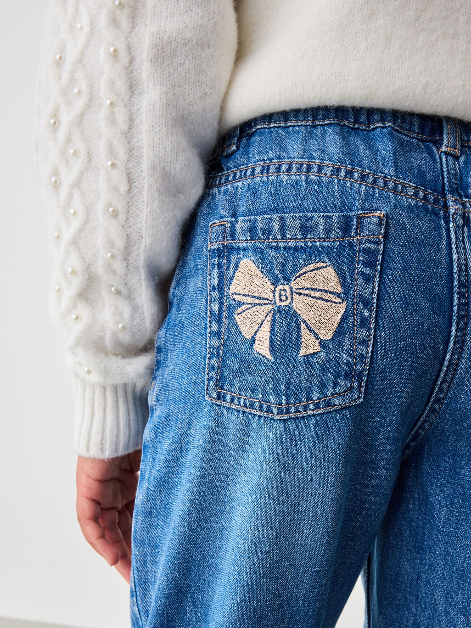 Buy Baker by Ted Baker Denim Blue Hotfix 100% Cotton Jeans from the ...