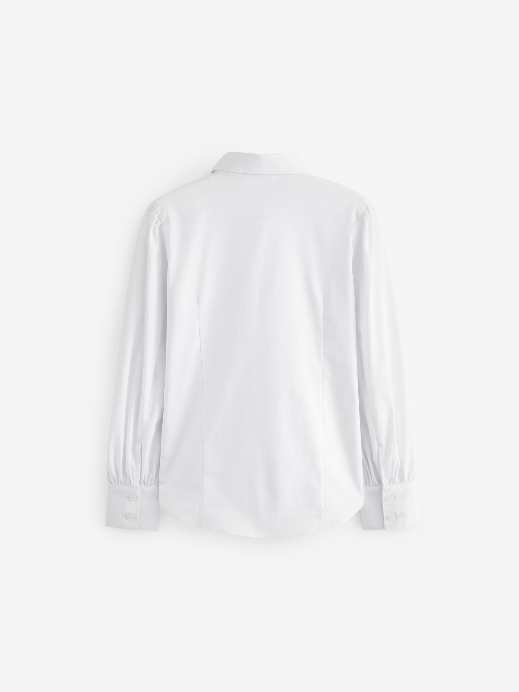 Buy Clarks White Fitted Long Sleeve School Shirt from the Next UK ...