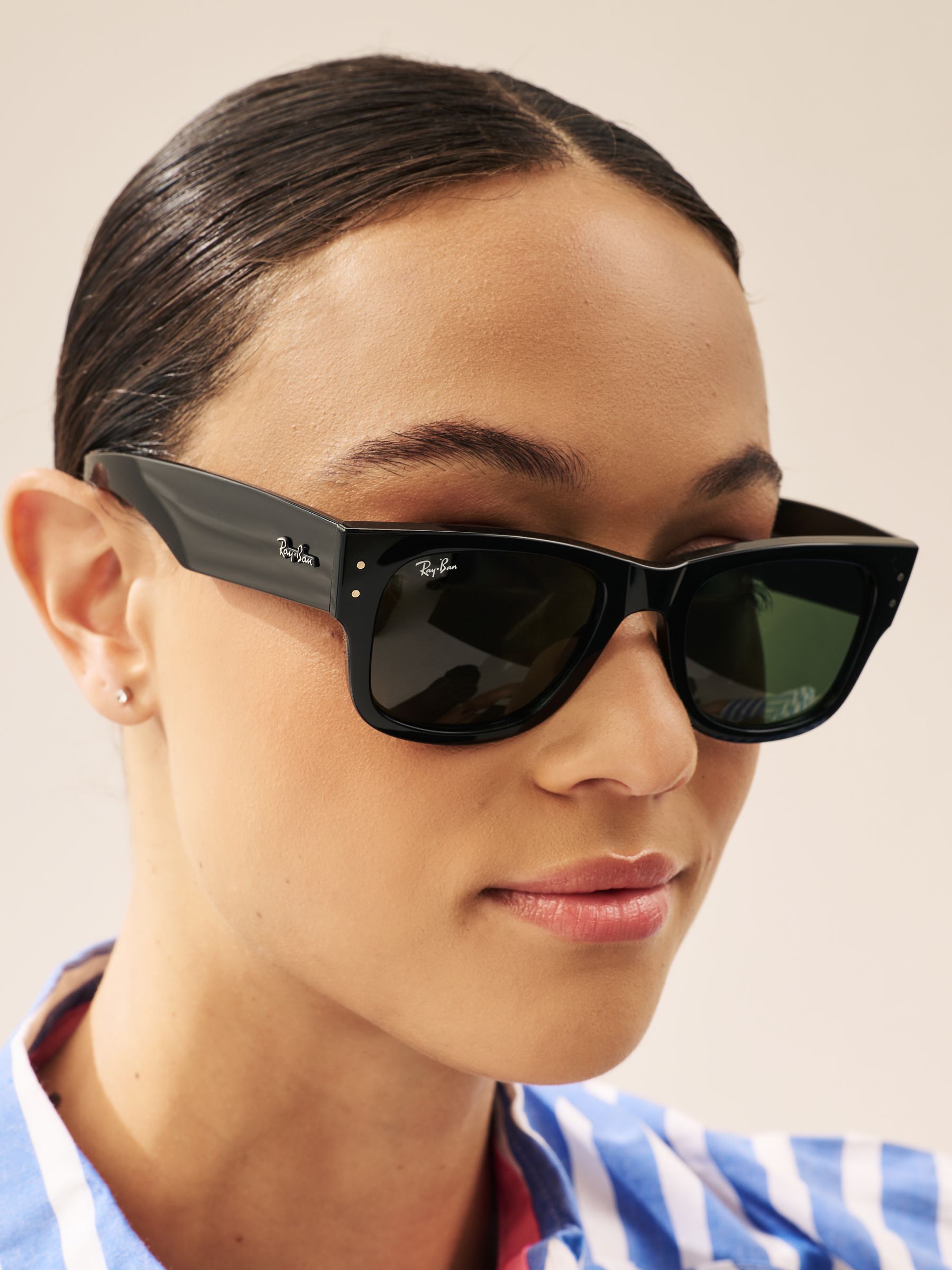 Buy Ray-Ban Black Mega Wayfarer Sunglasses from the Next UK online shop