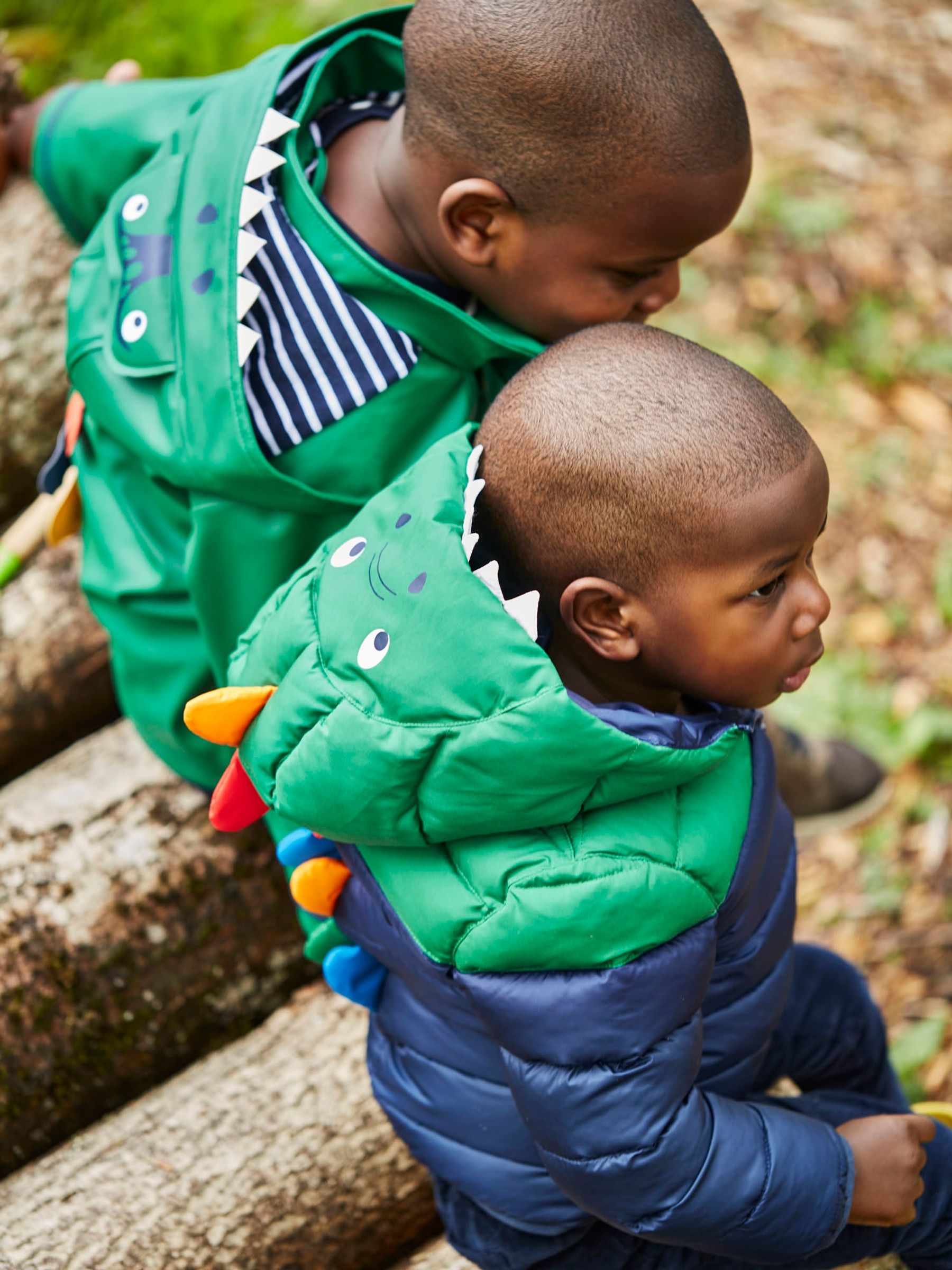 Buy JoJo Maman Bébé Navy Green Dino Puffer Jacket from the Next UK ...