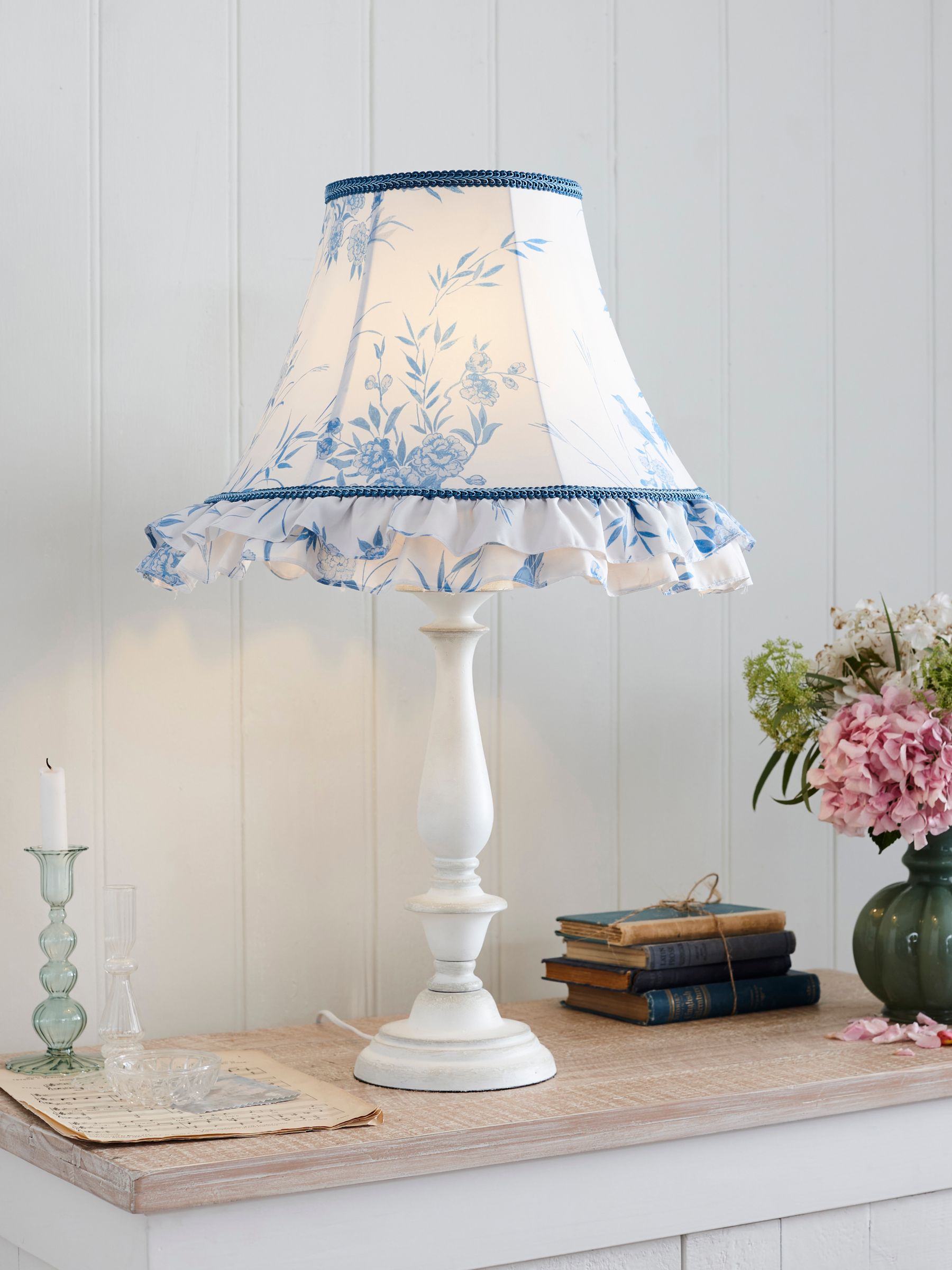 Buy Shabby Chic by Rachel Ashwell® White Delilah Table Lamp from the ...