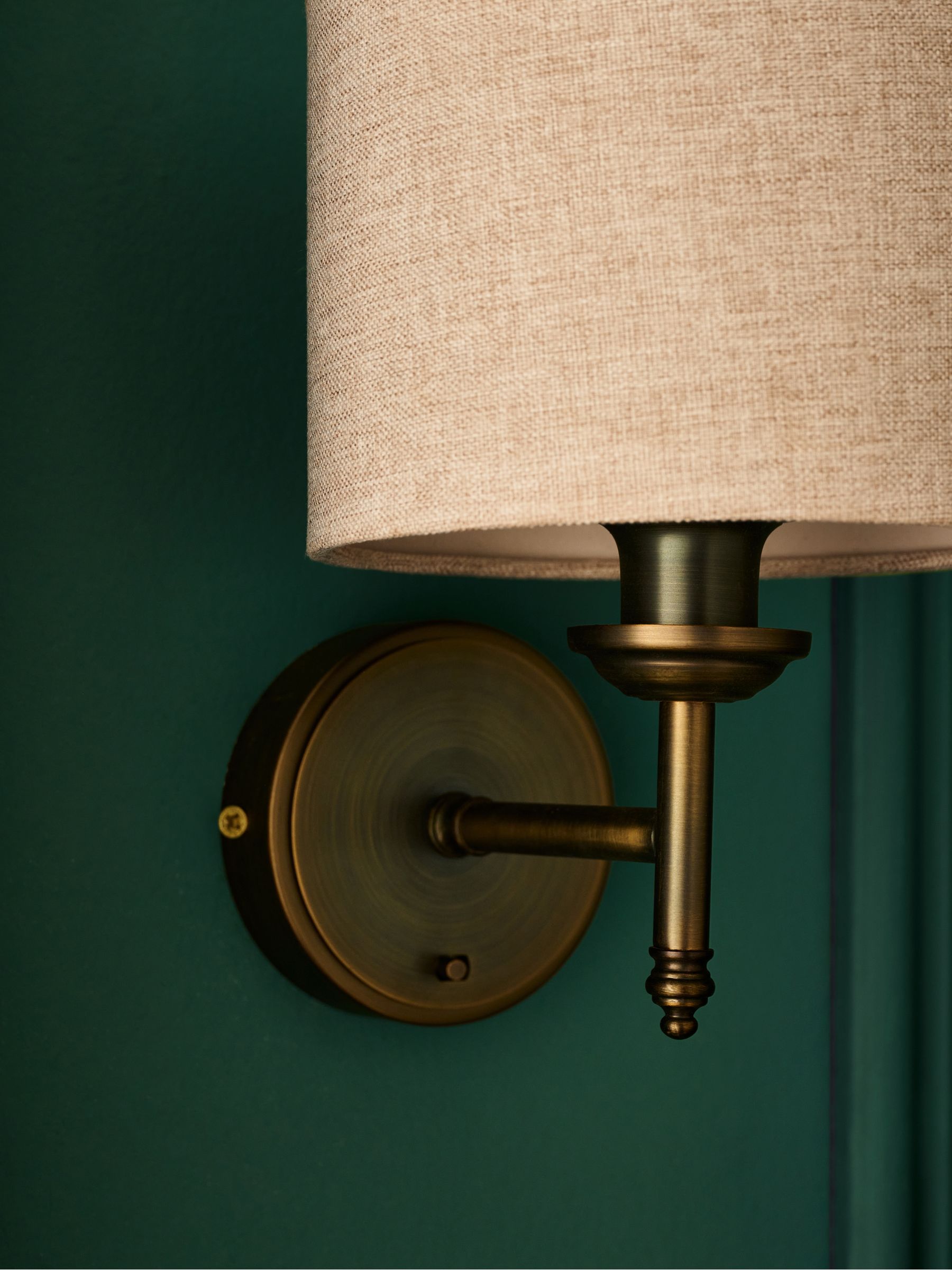 Buy Bronze Upton 1 Light Wall Light from Next Ireland