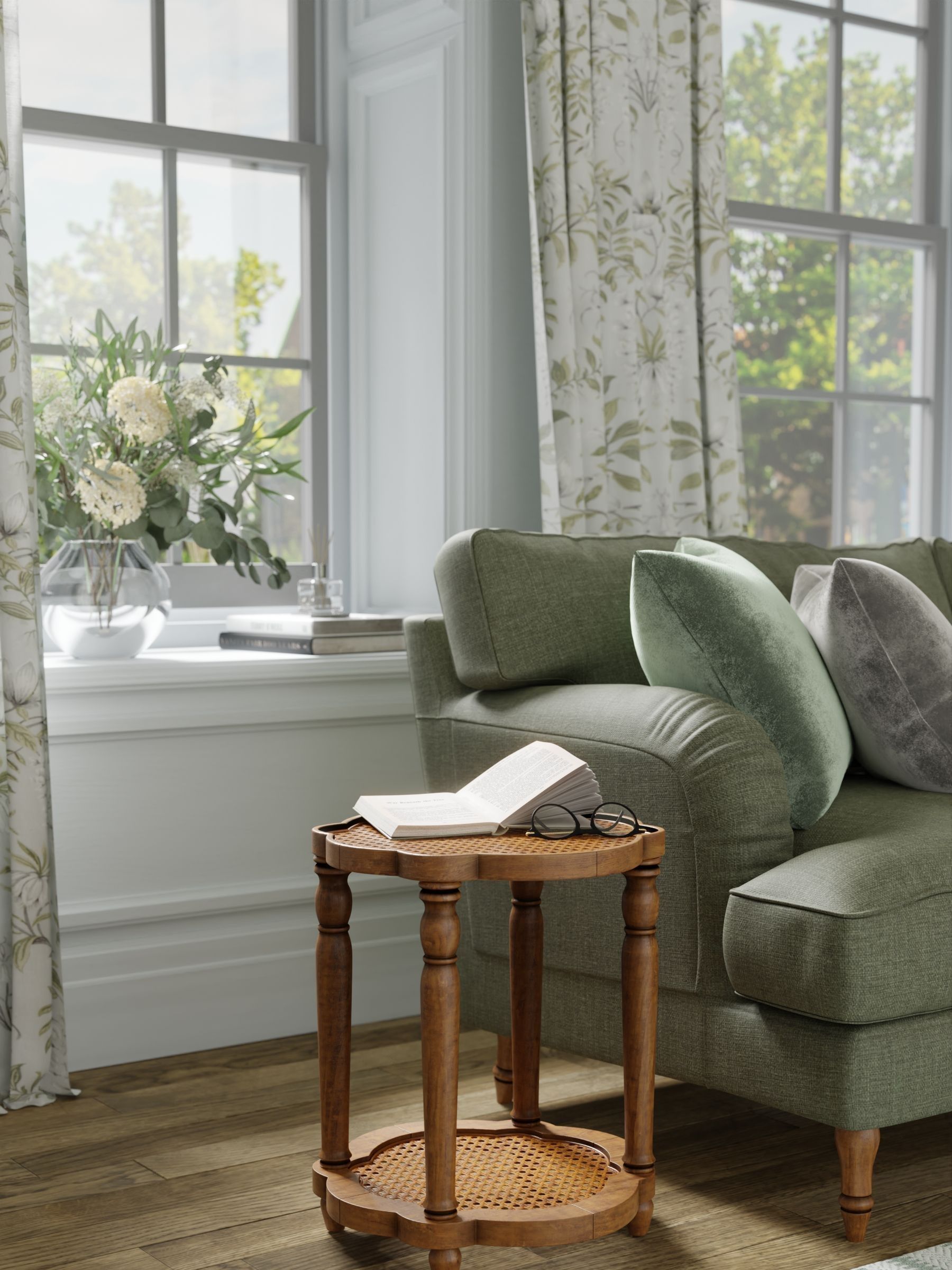 Laura Ashley Brown Penmark Side Table | Laura Ashley