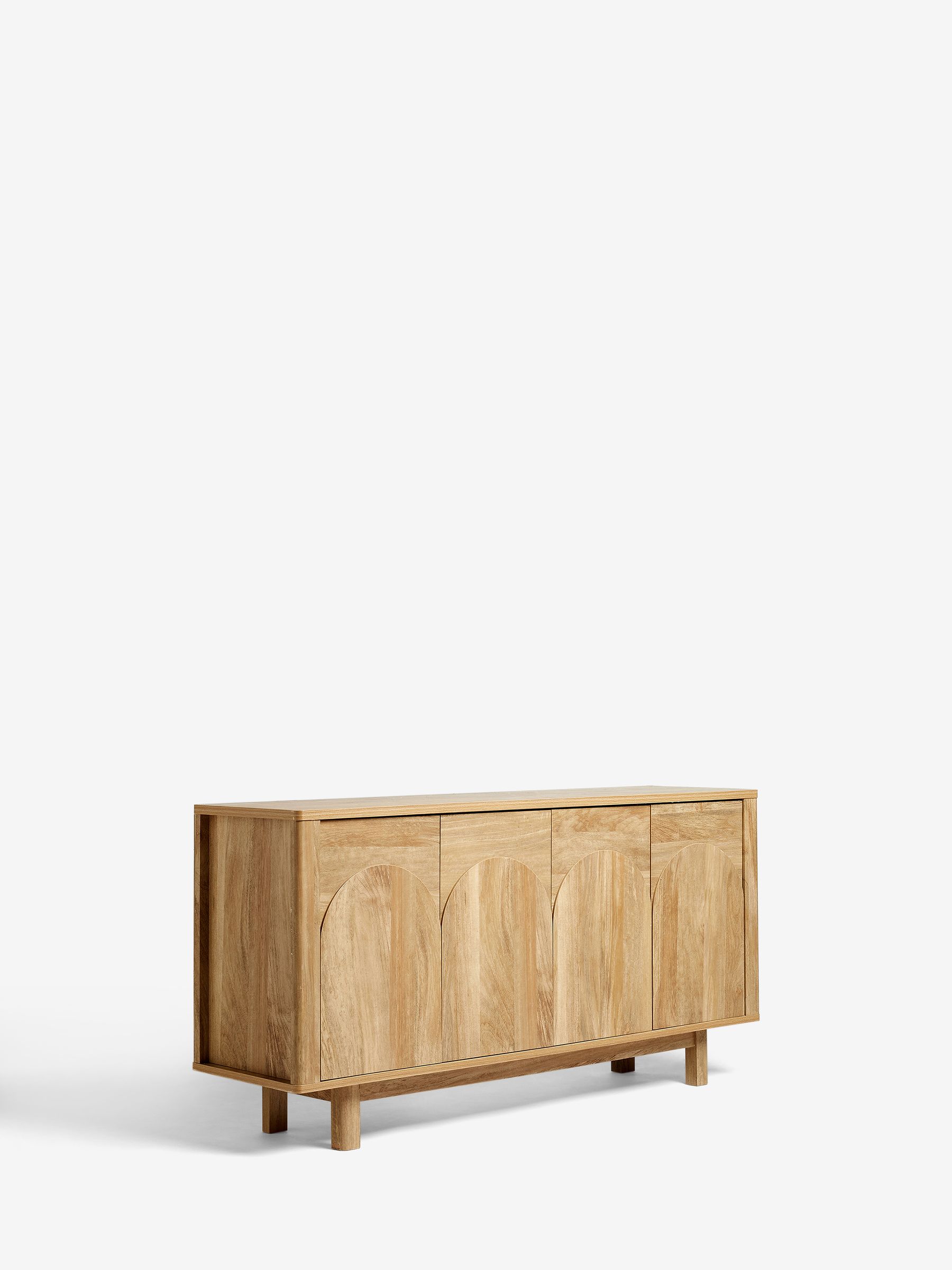 Buy Mid Natural Arches Mango Wood Effect Sideboard from Next Ireland