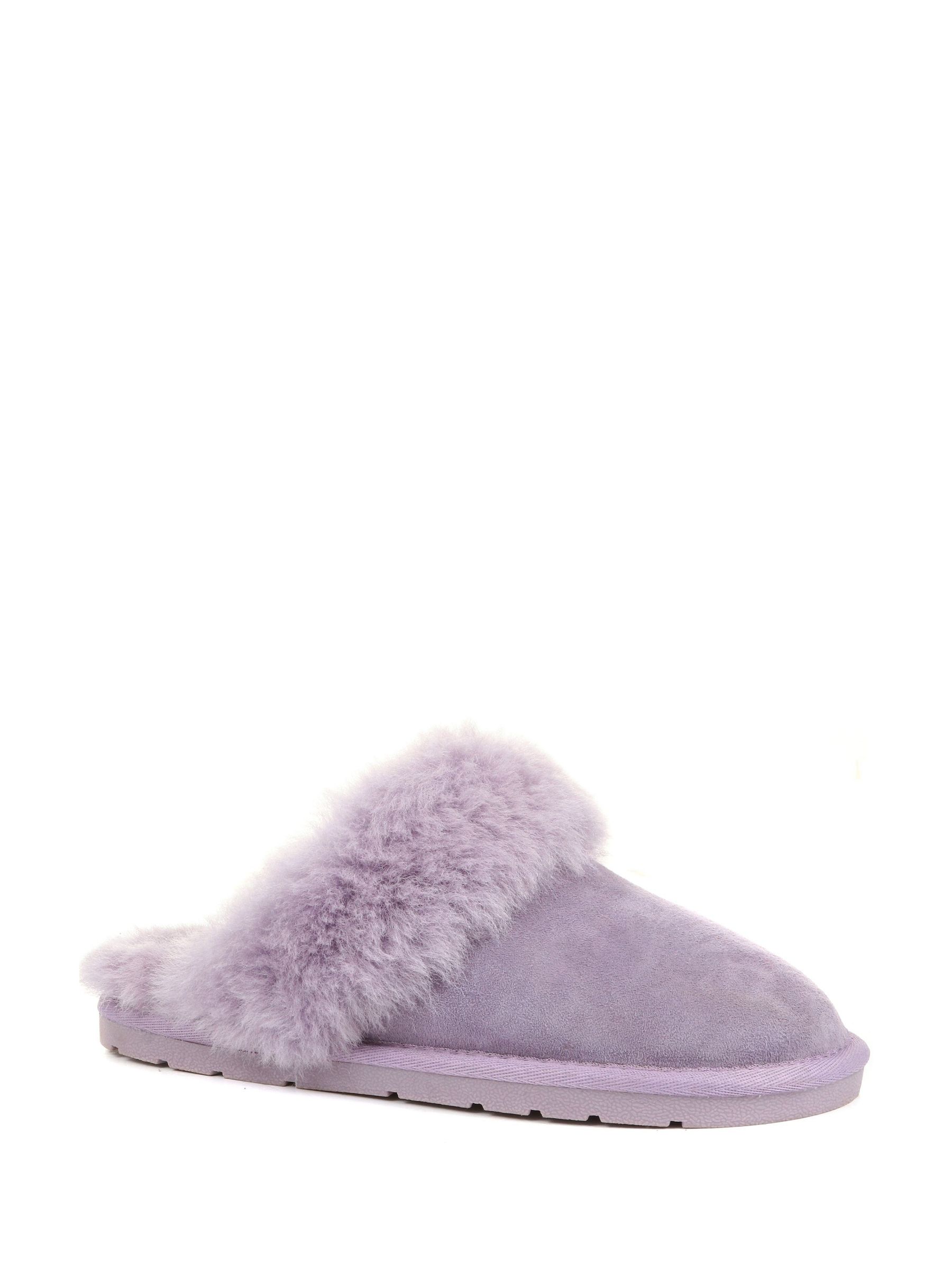 Buy Jones Bootmaker Purple Sheepskin Mule Slippers from the Next UK ...