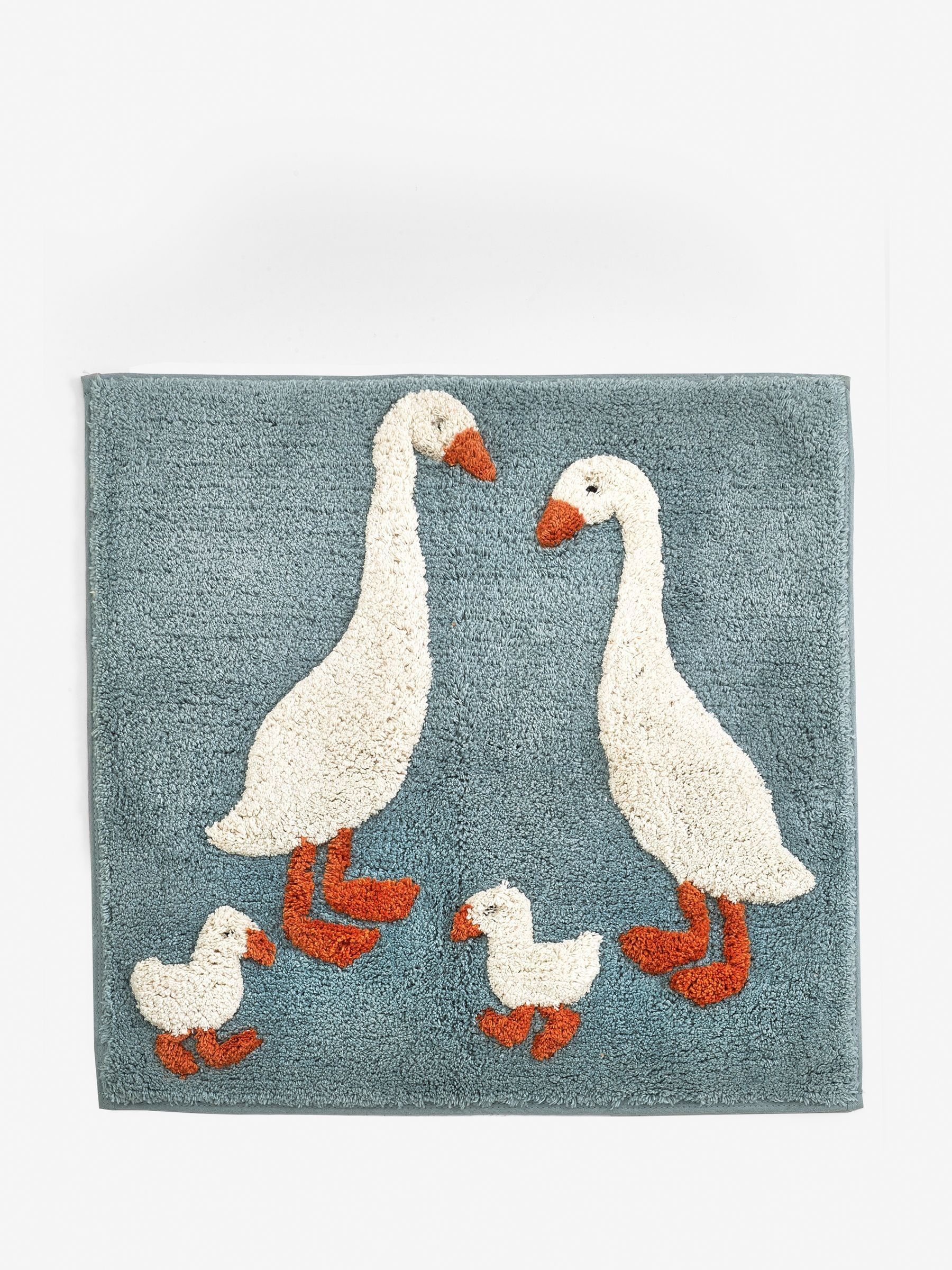 Buy Teal Blue Goose And Friends 100% Cotton Shower Mat from the Next UK ...