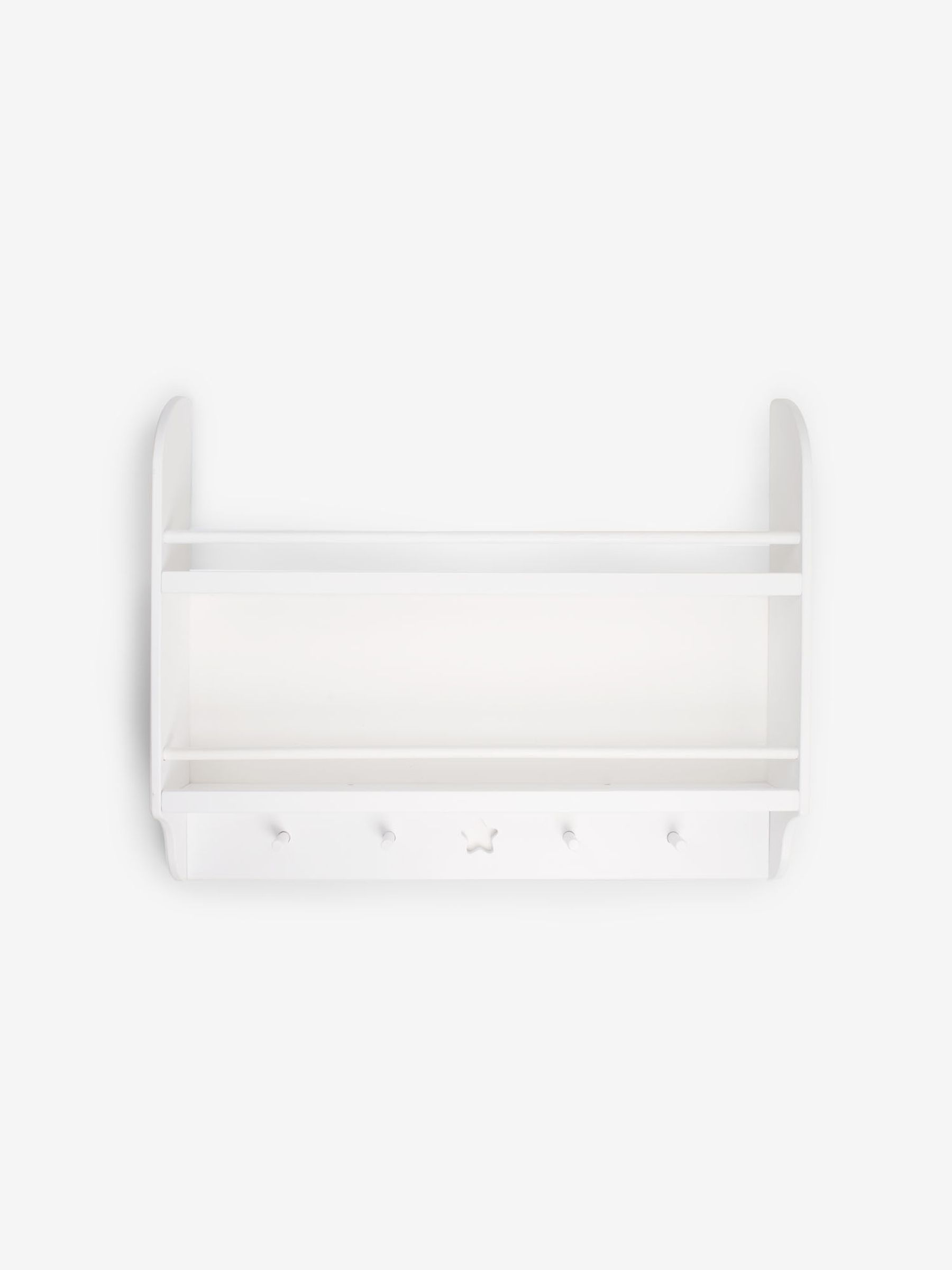 Buy JoJo Maman Bebe Star Wall Shelf With Hooks from the Next UK online shop