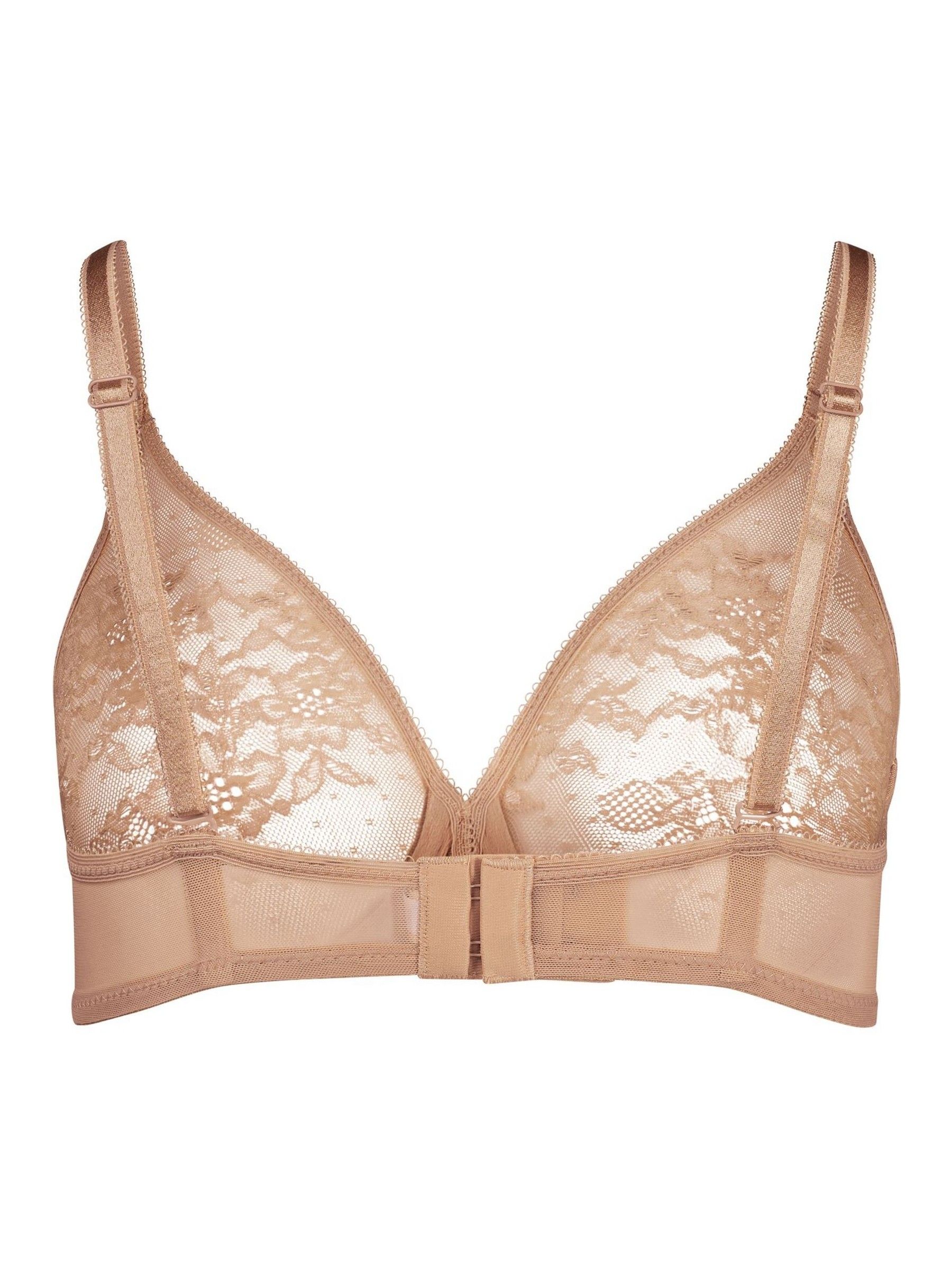 Buy Gossard Natural Glossies Lace Sheer Bra from Next United Arab Emirates