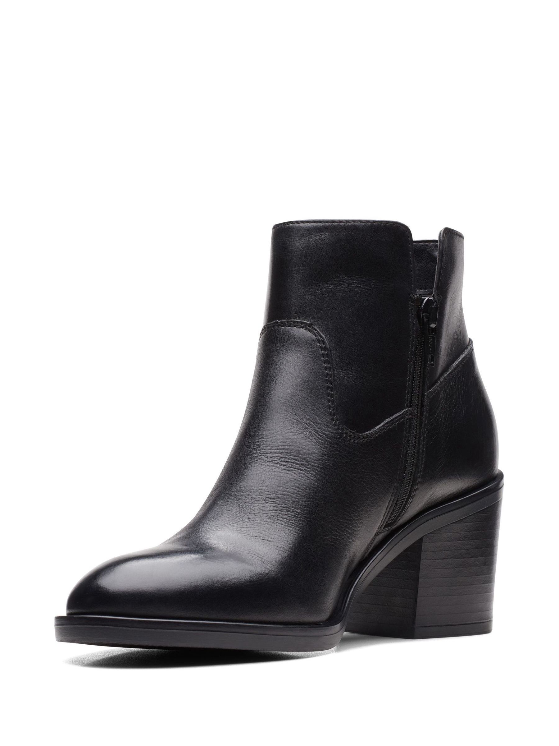 Buy Clarks Black Leather Valvestino Lo Boots from the Next UK online shop