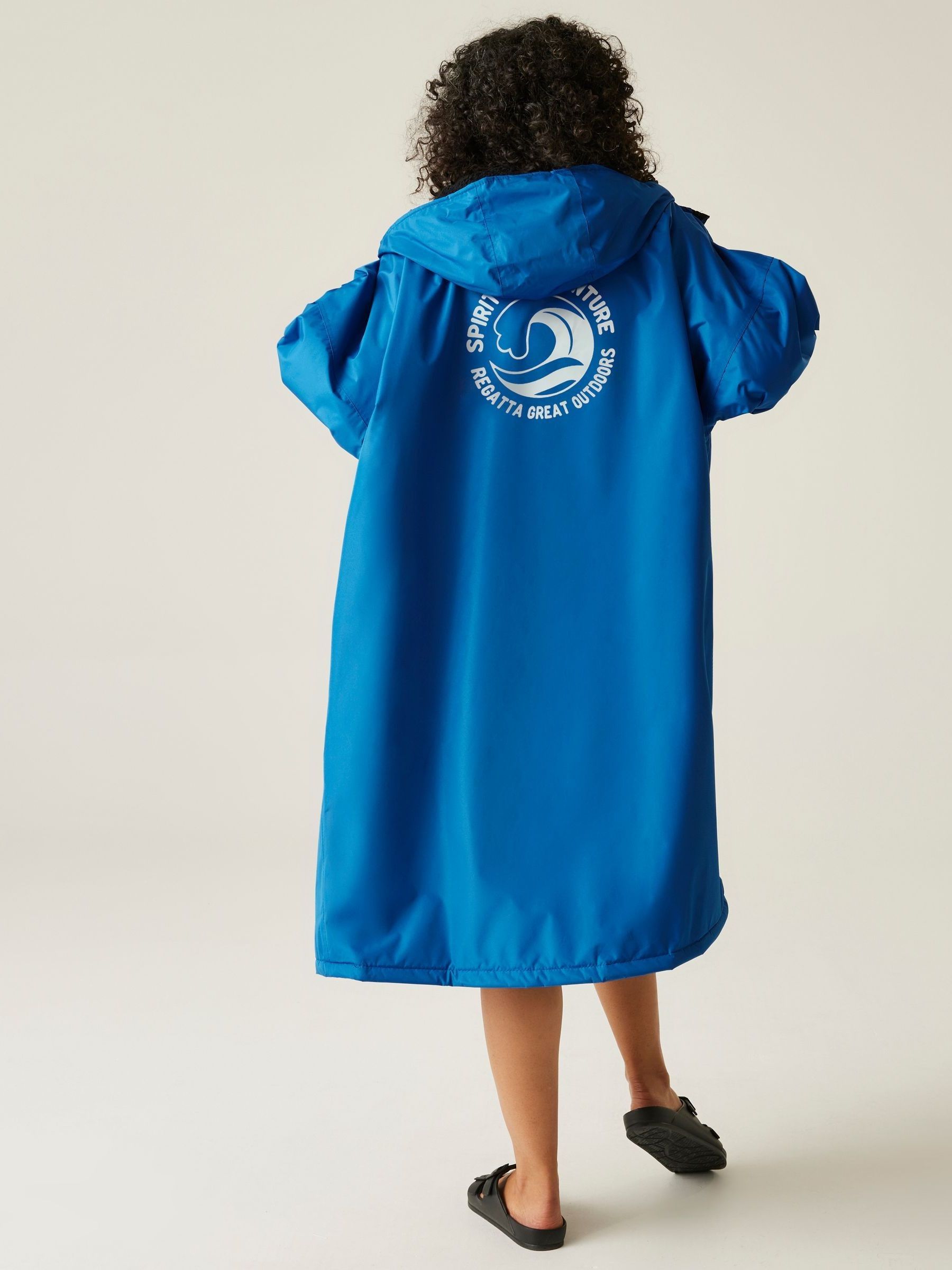 Buy Regatta Dark Sky Blue Adult Waterproof Changing Robe from the Next ...