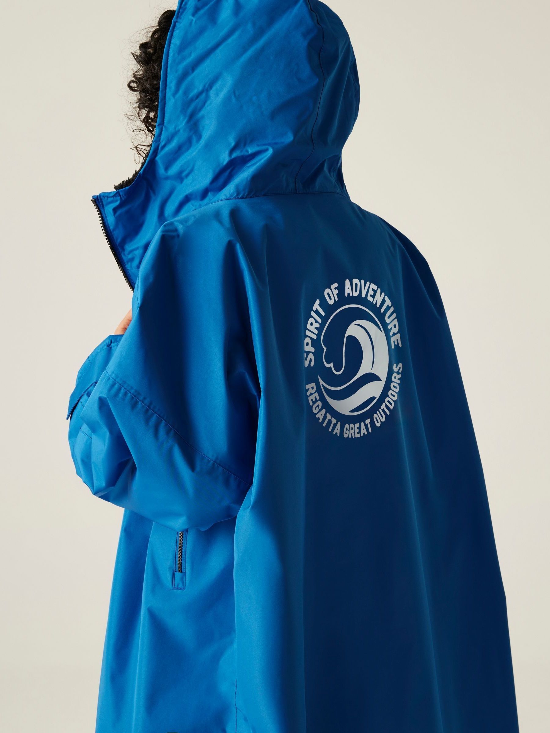 Buy Regatta Dark Sky Blue Adult Waterproof Changing Robe from the Next ...