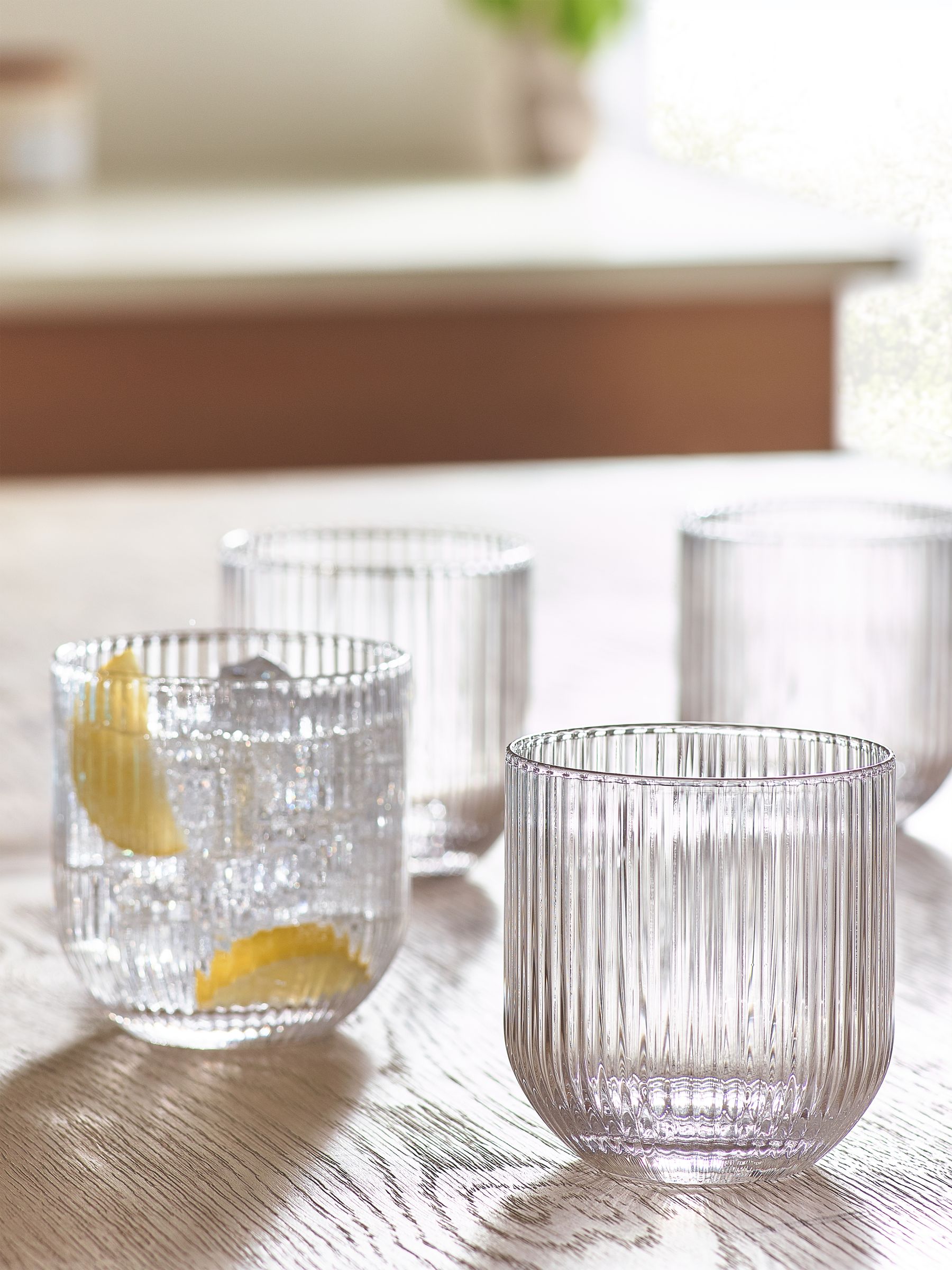 Buy Clear Hollis Set of 4 Short Tumbler Glasses from the Next UK online ...