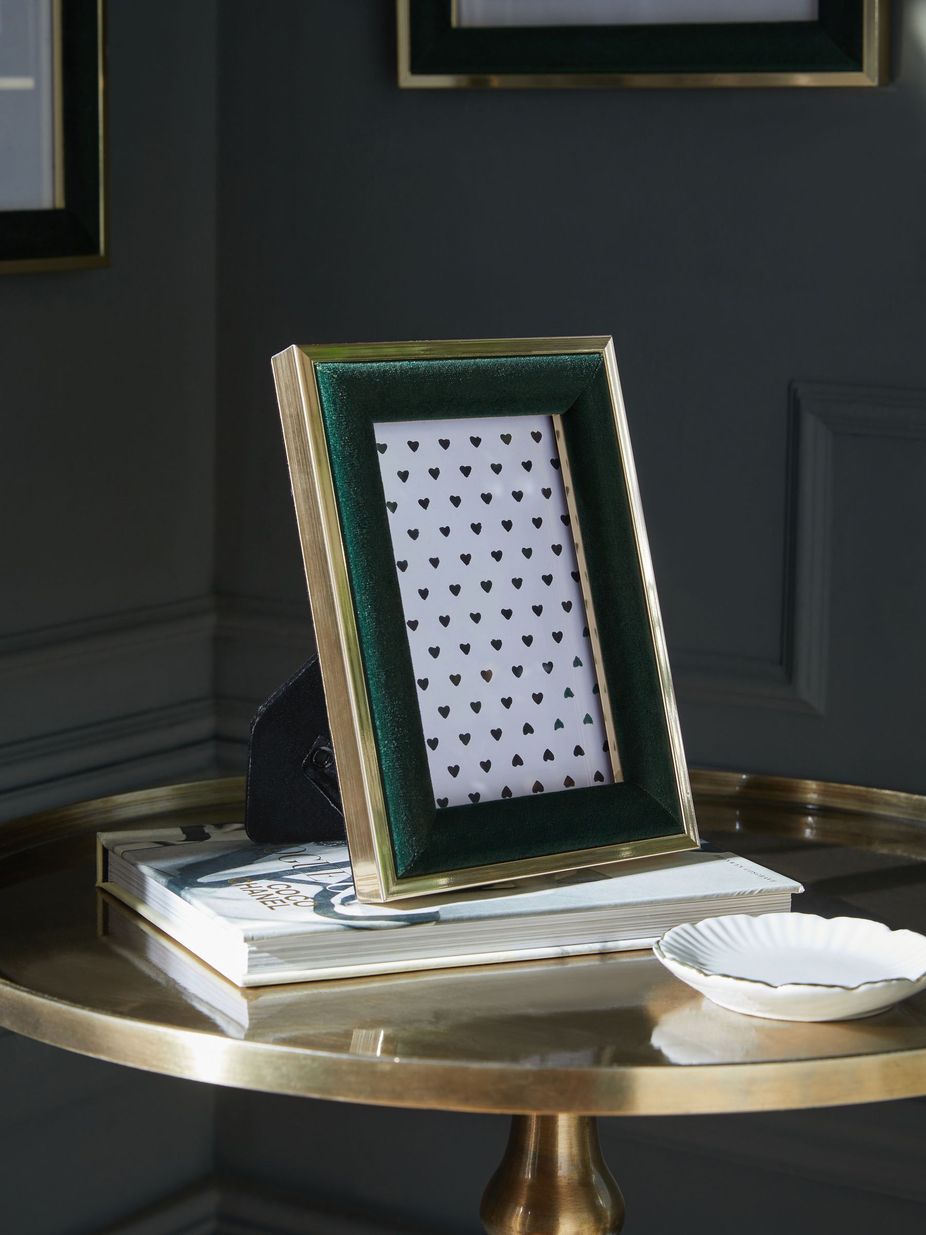 Buy Green Velvet Picture Frame from the Next UK online shop