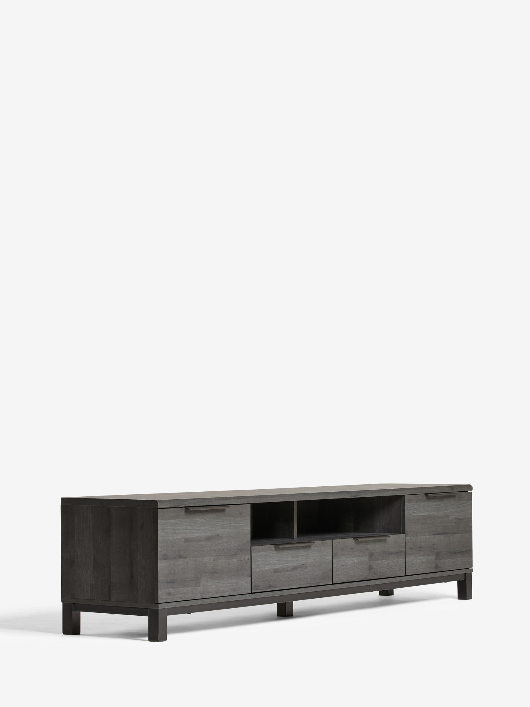Buy Black Bronx Up to 80 inch Oak Effect Slim TV Unit from the Next UK ...
