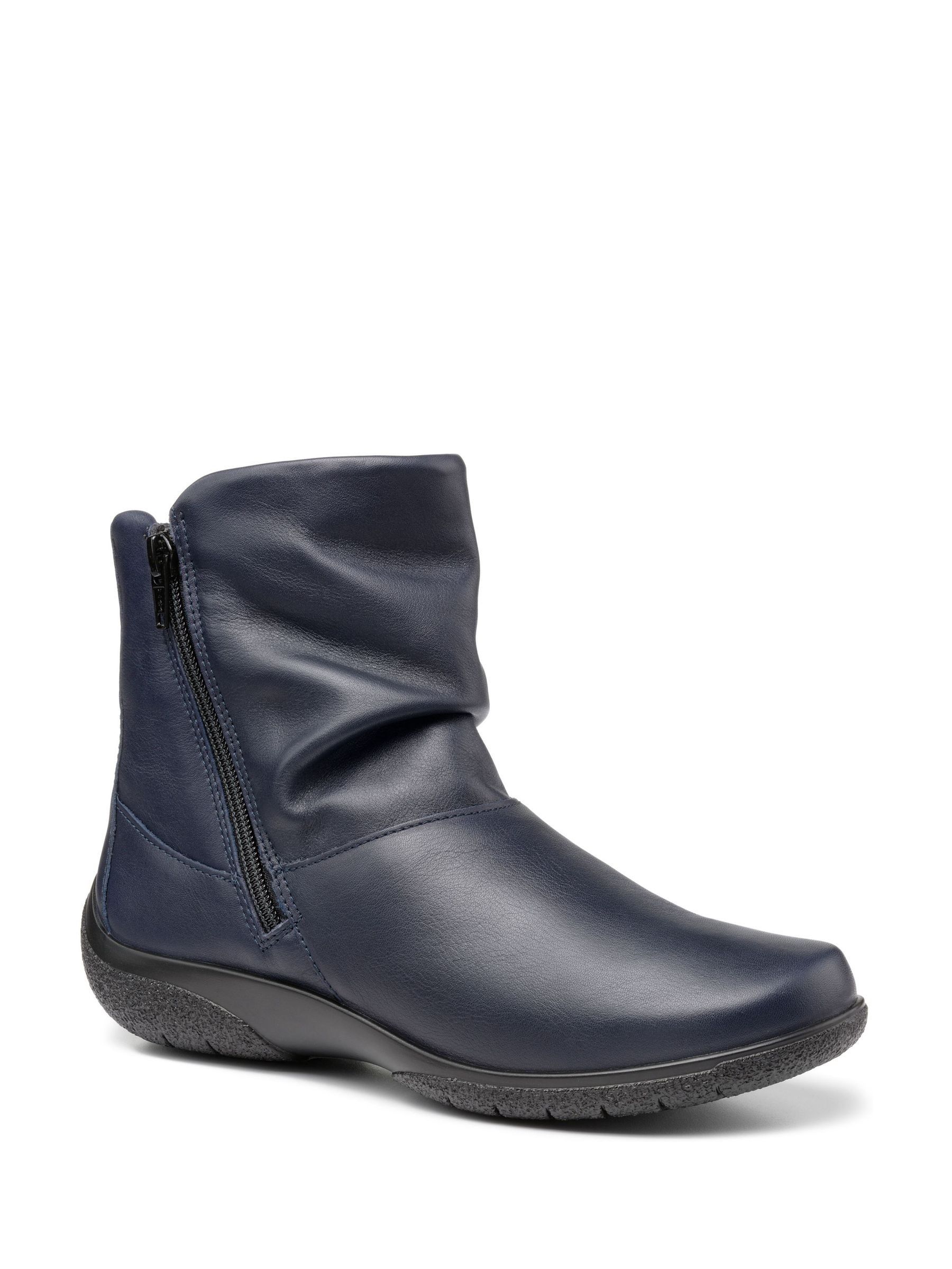 Buy Hotter Blue Standard Fit Whisper Zip Boots from the Next UK online shop