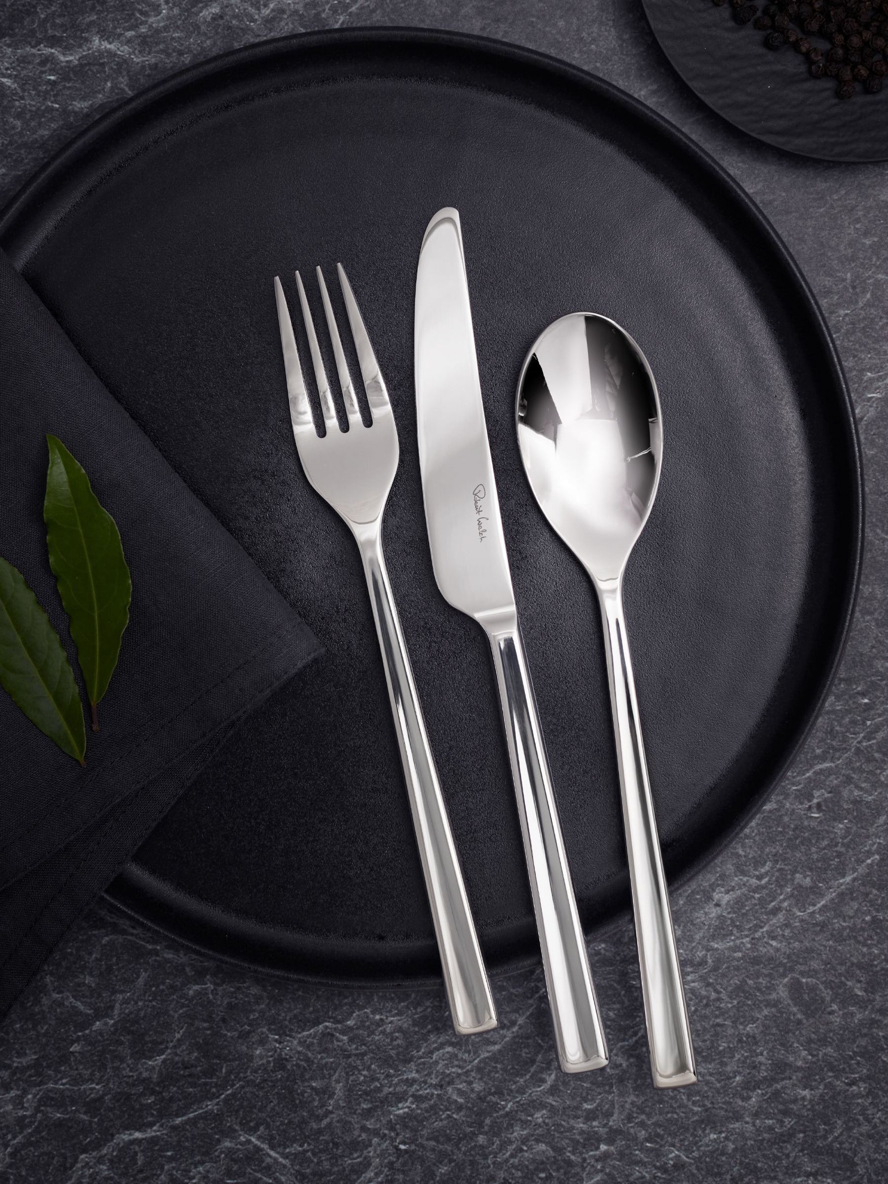 Buy Robert Welch Silver 42 pc Blockley Cutlery Set from the Next UK ...