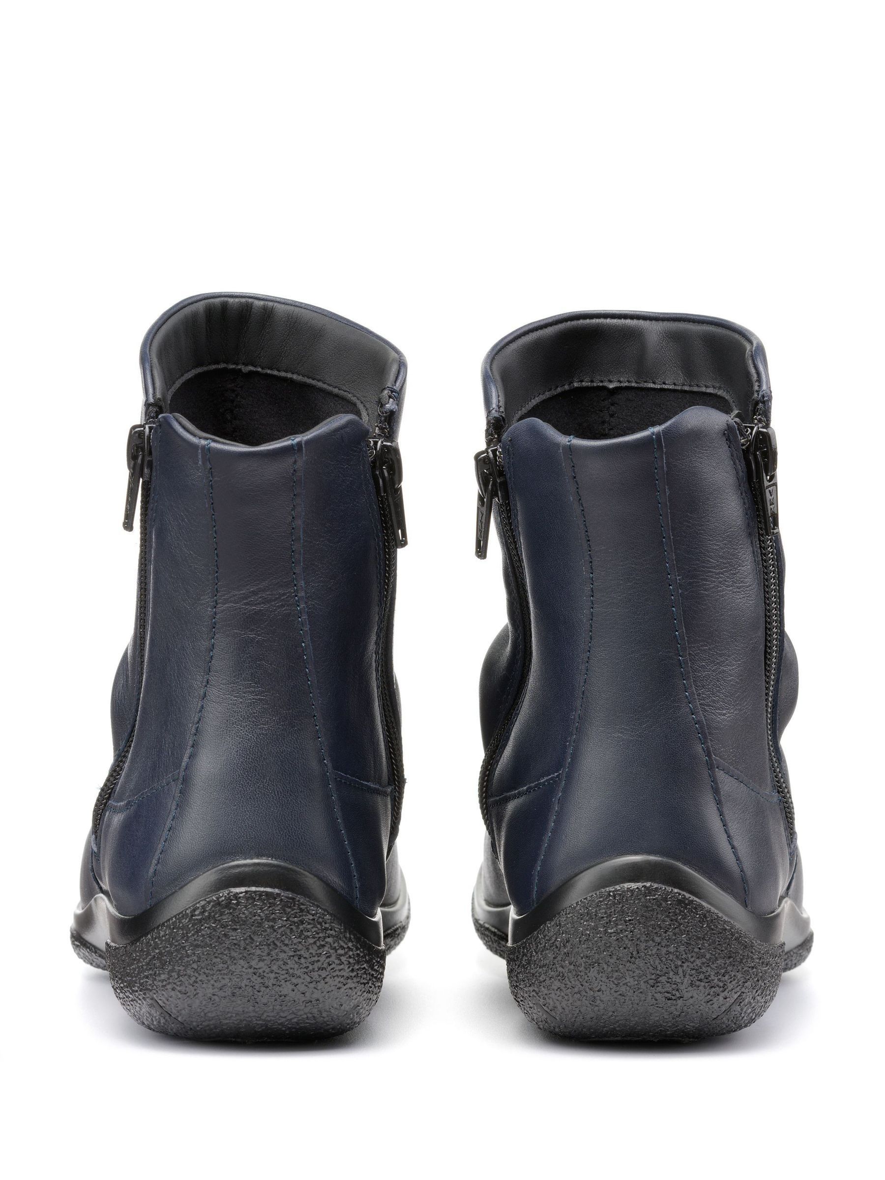 Buy Hotter Blue Wide Fit Whisper Zip Boots from the Next UK online shop
