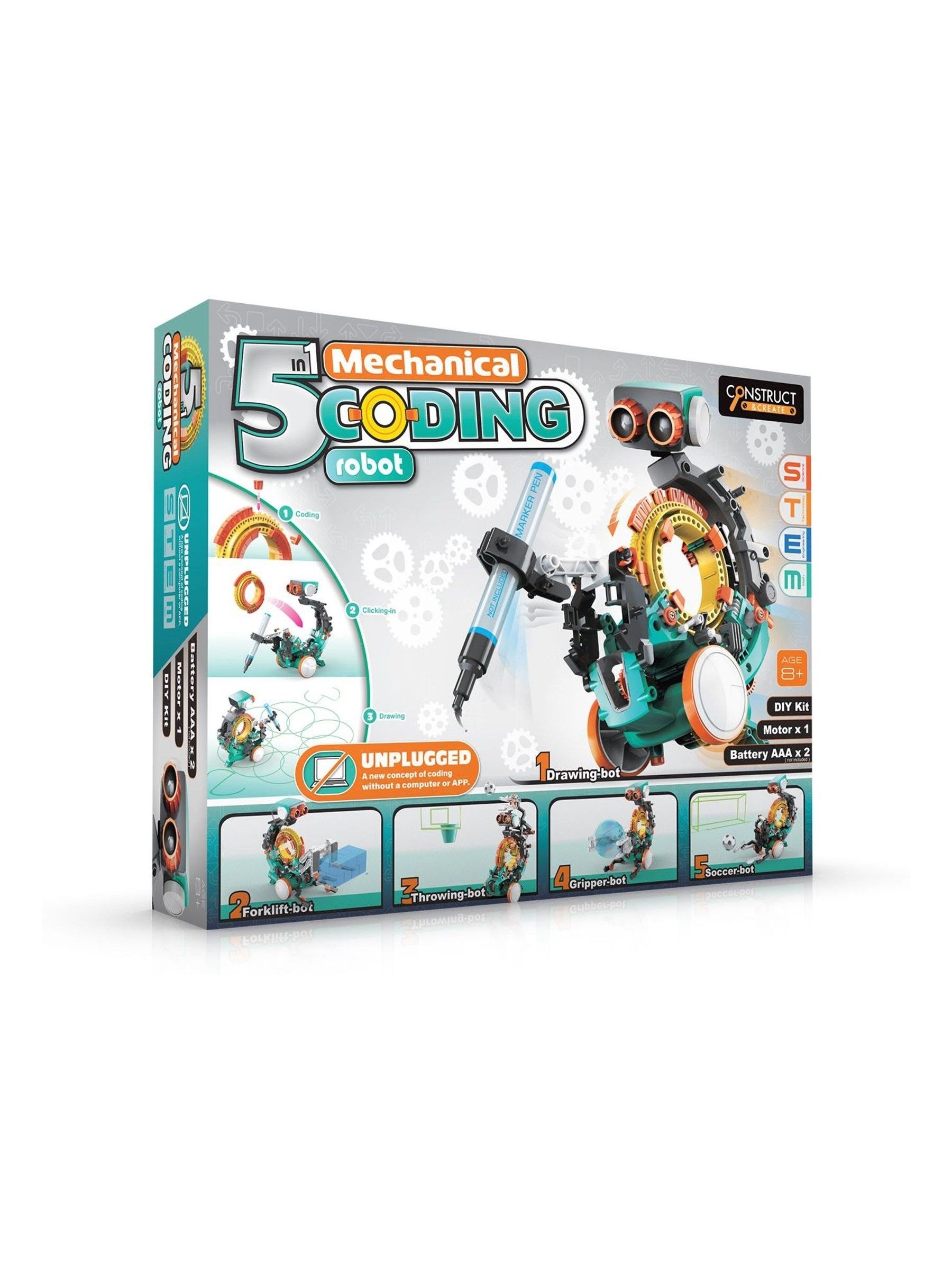 Buy MenKind 5 in 1 Mechanical Coding Robot from the Next UK online shop