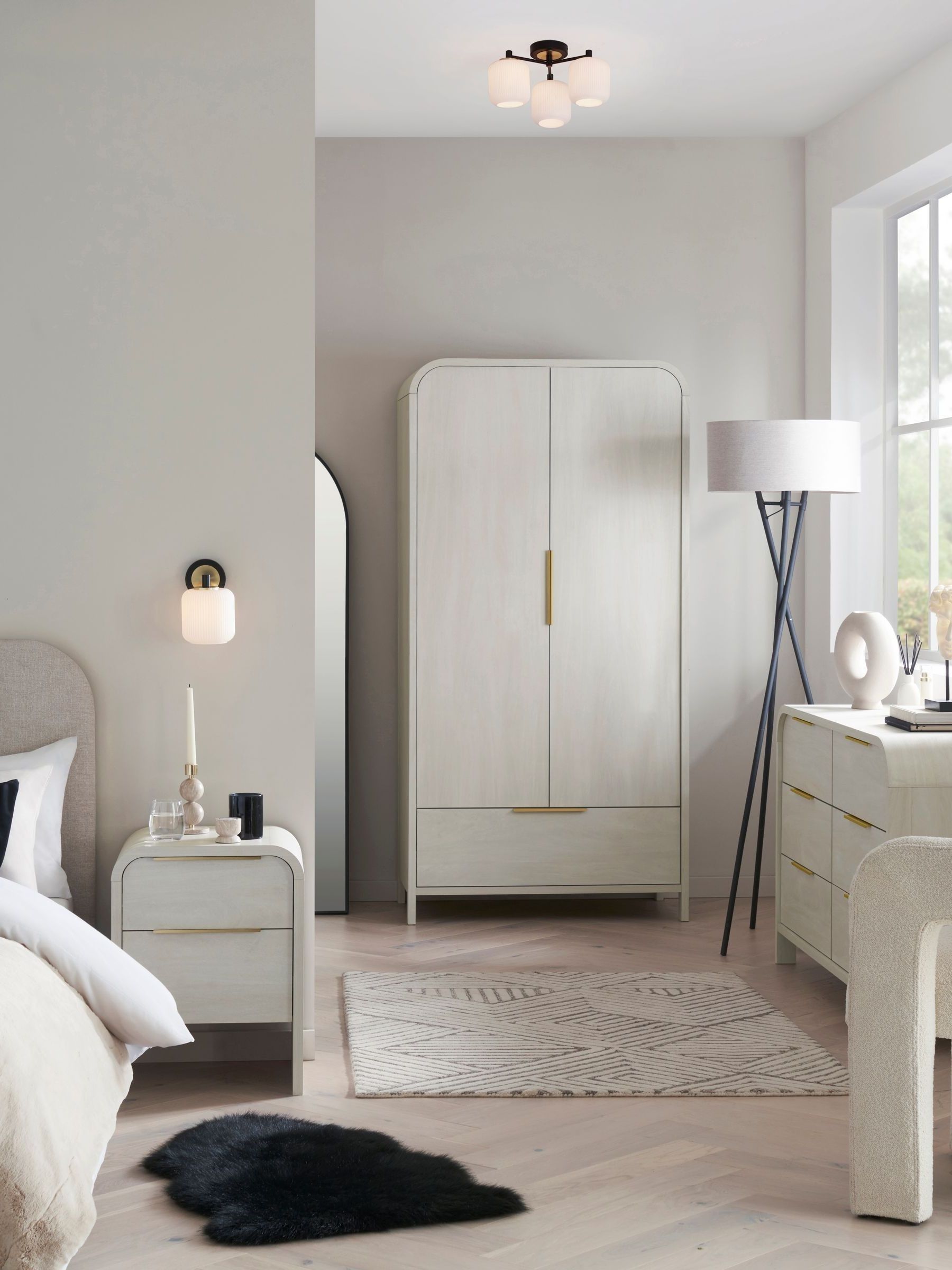 Buy White/Black Ryker Wall Light - Also Suitable for Use in Bathrooms ...