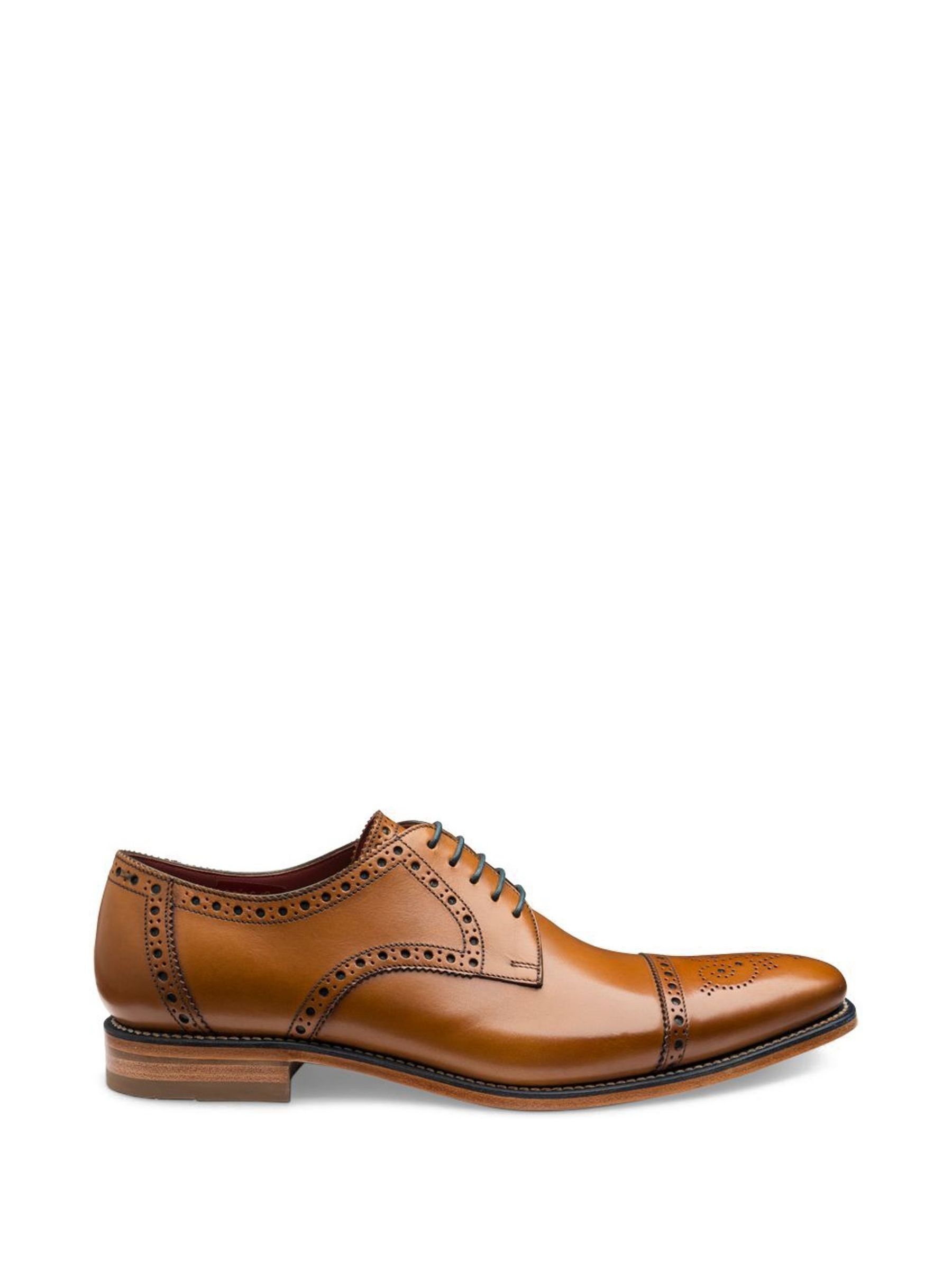 Buy Loake Natural Foley Calf Leather Semi Brogue Shoes from the Next UK ...