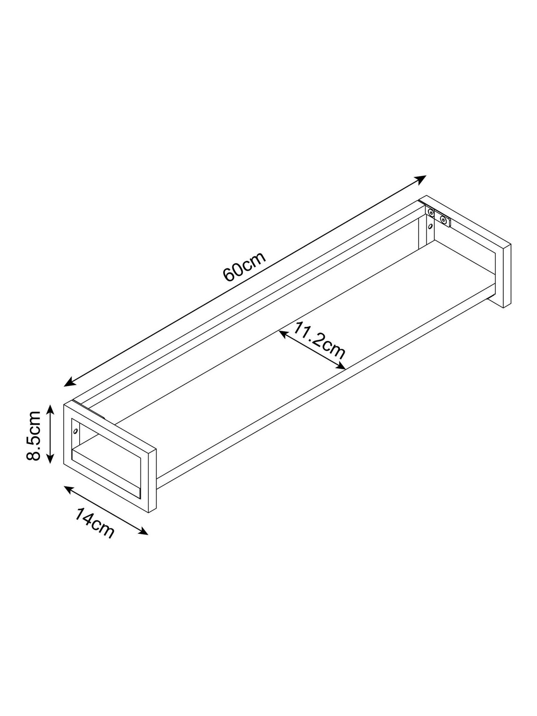 Buy Dark Bronx Wall Shelf from the Next UK online shop