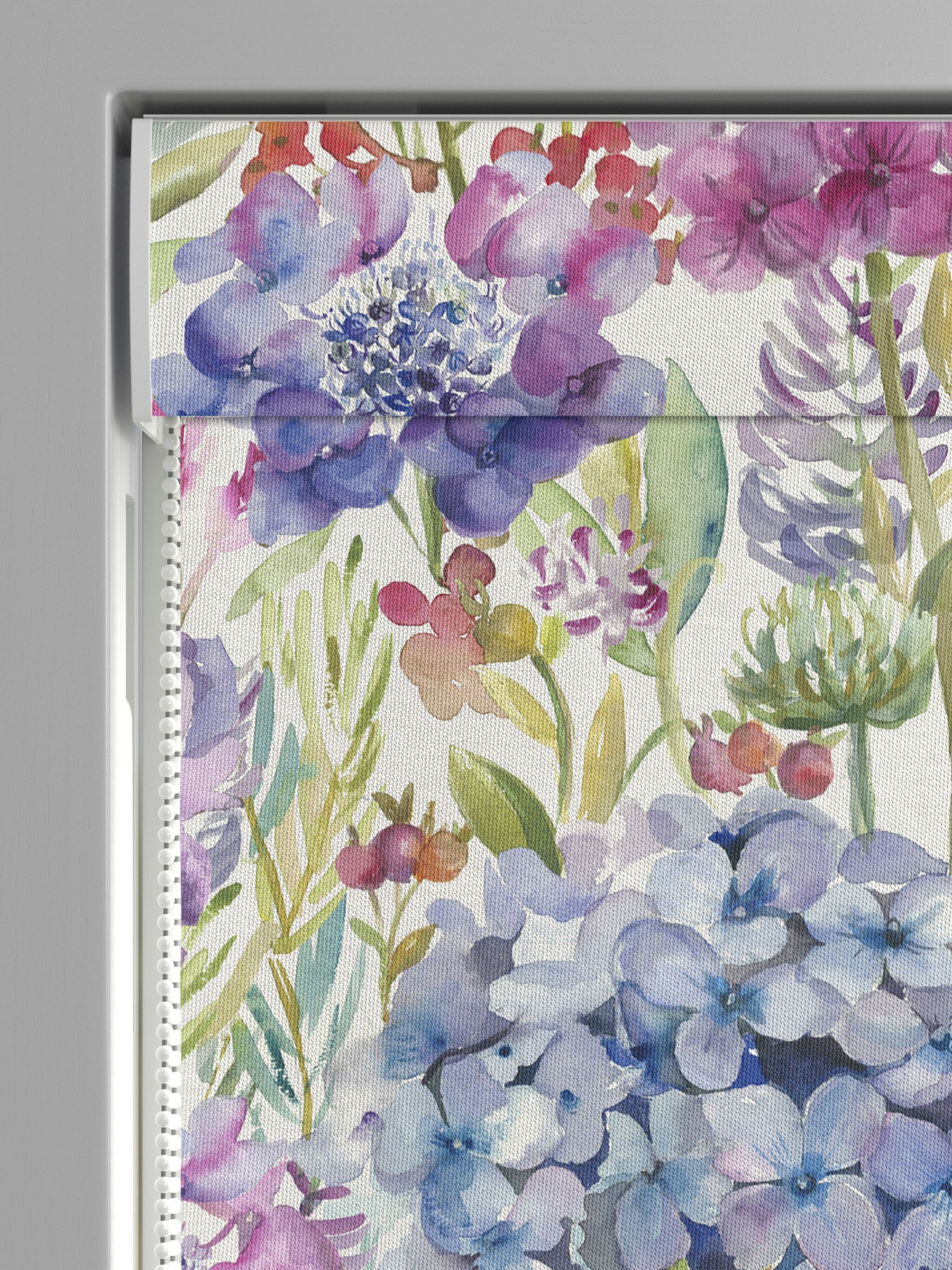 Buy Voyage Grape Purple Hydrangea Made to Measure Roman Blind from the ...