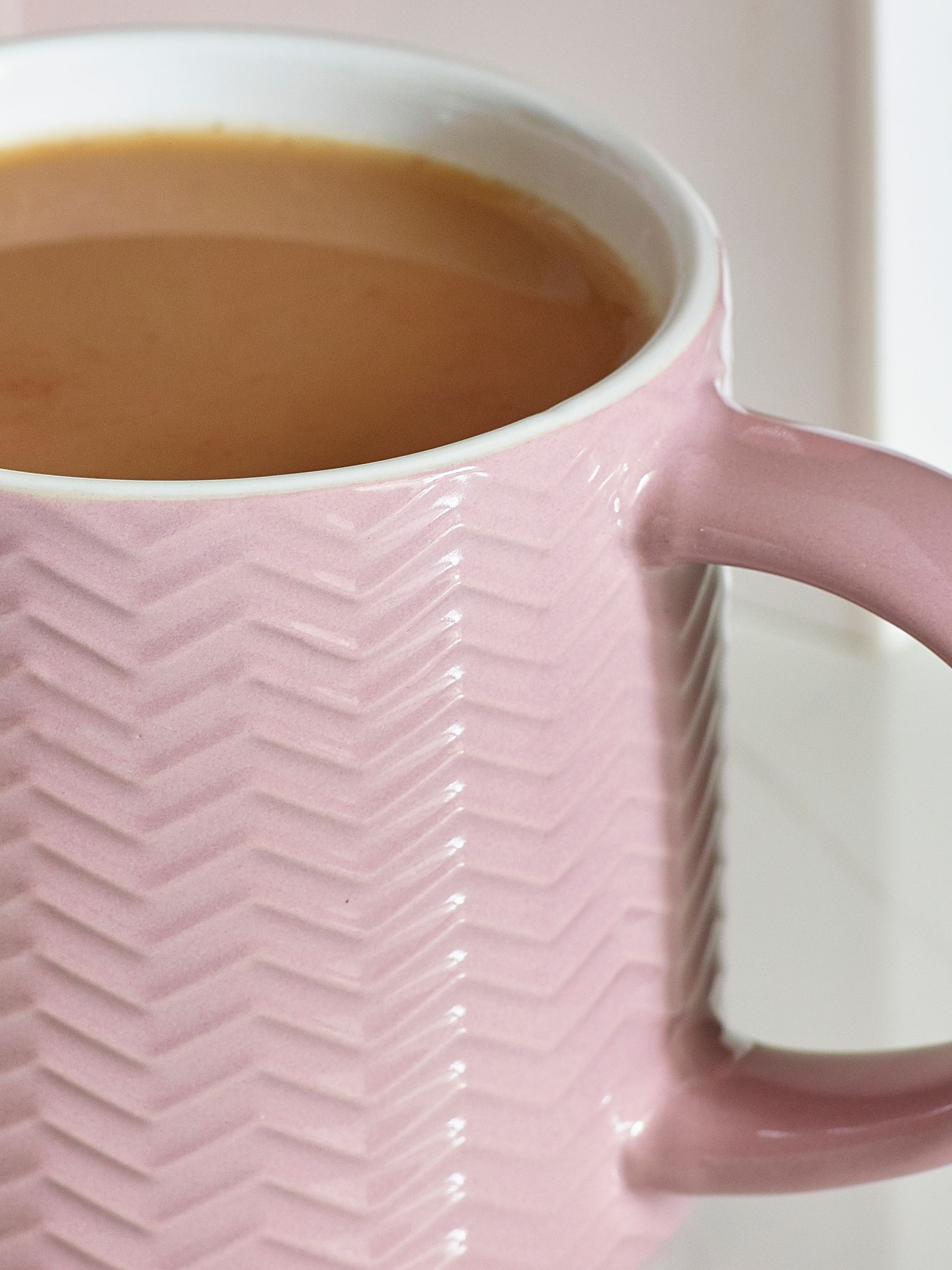 Buy Set of 4 Pink Textured Stacking Mugs from the Next UK online shop