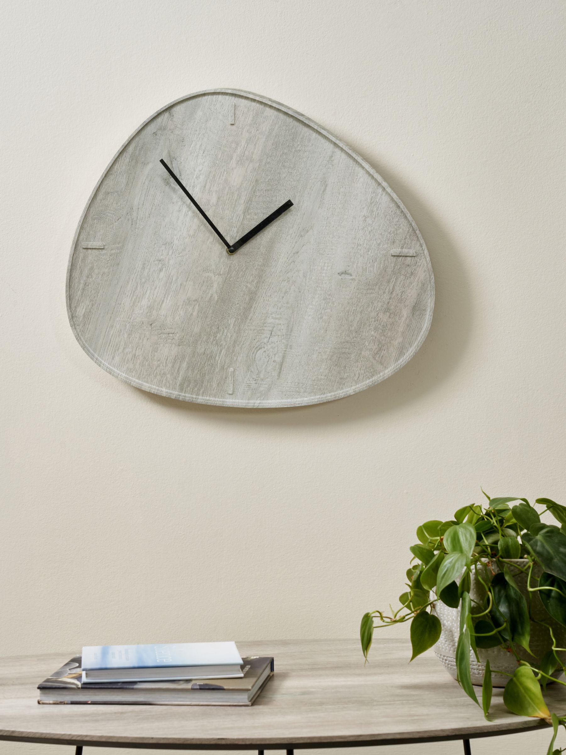 Buy Pacific Grey Oak Teardrop Wall Clock from the Next UK online shop