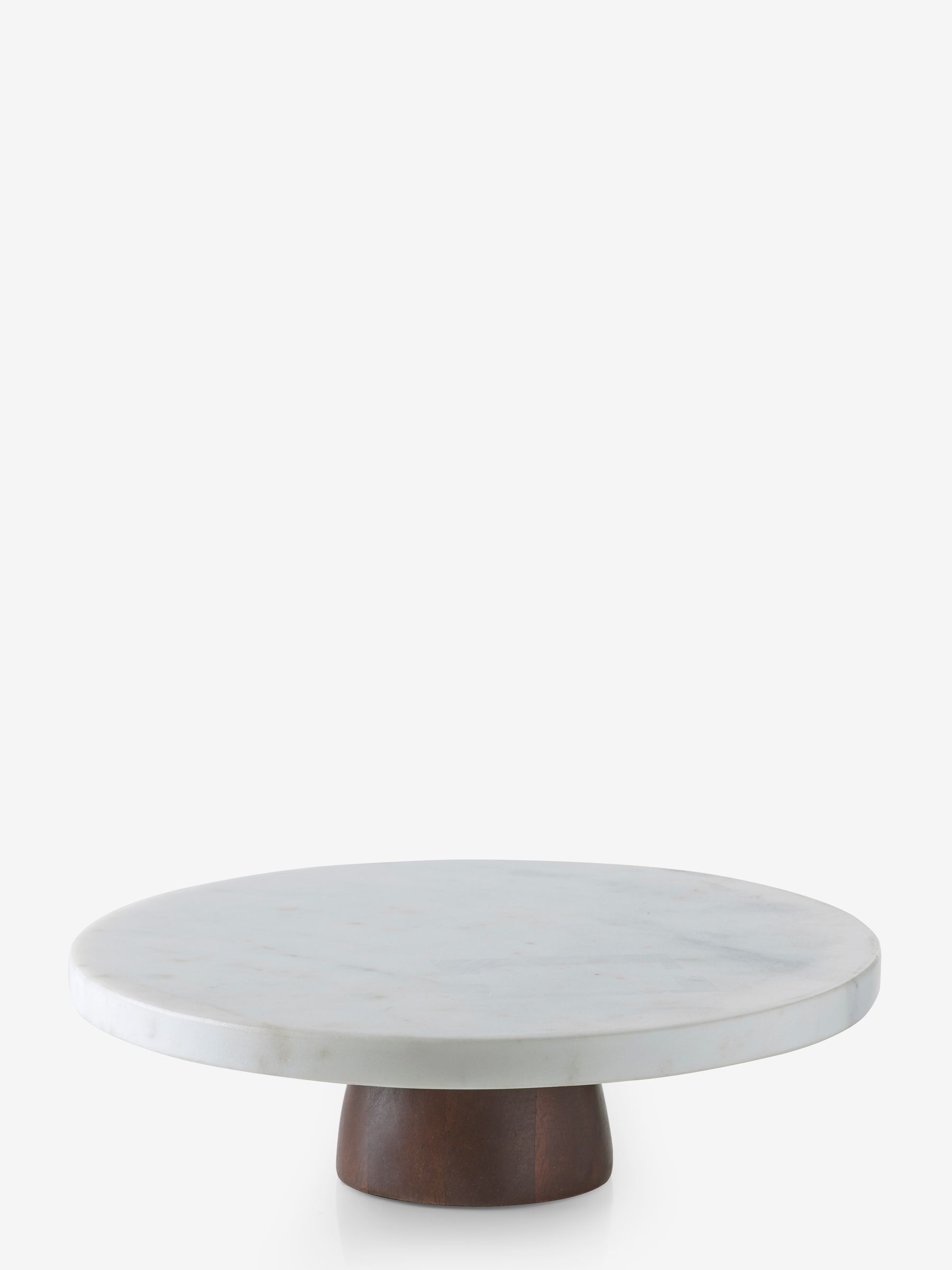 Buy White Marble and Mango Wood Cake Stand from Next Ireland