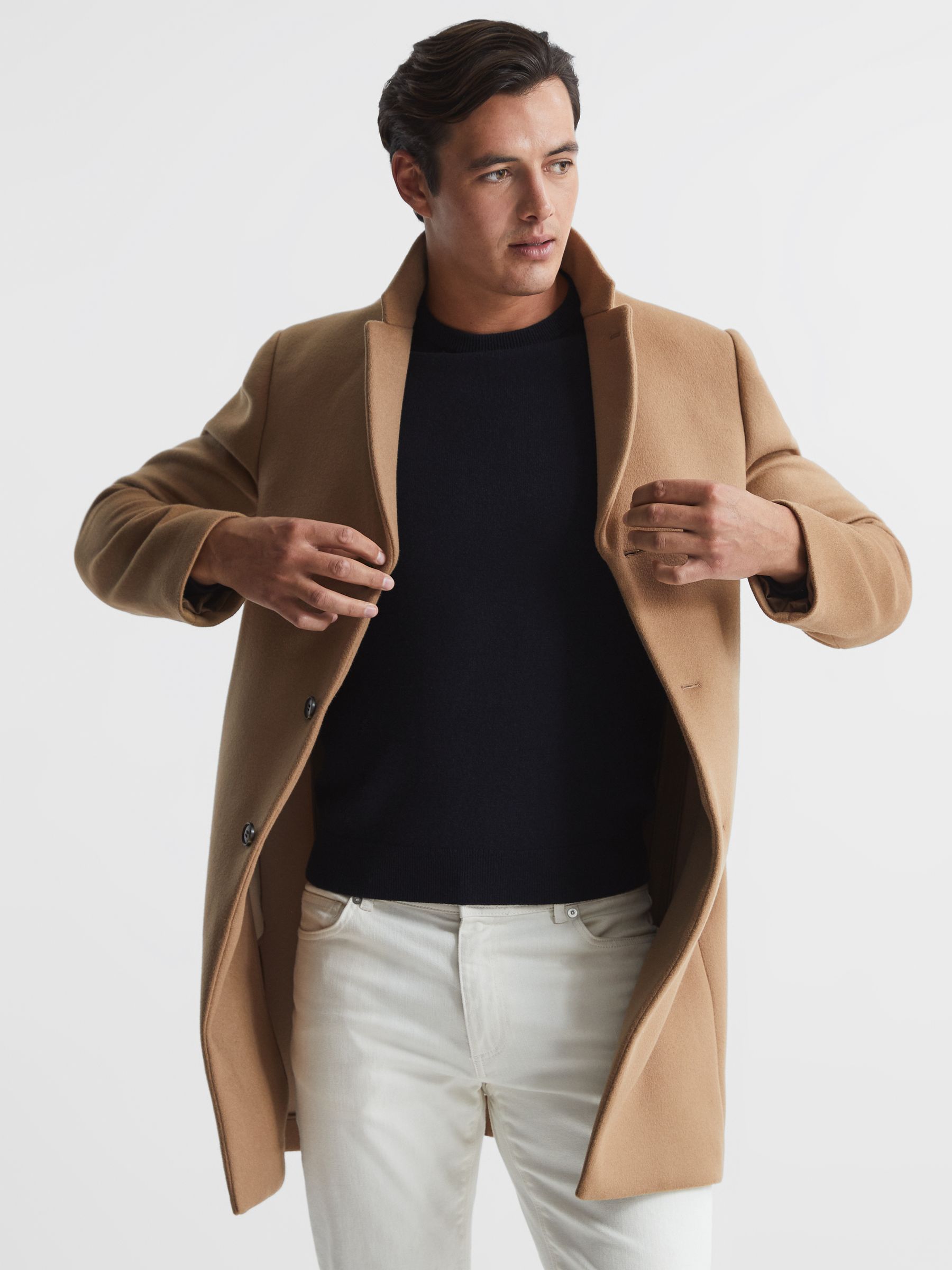 Buy Reiss Navy Monarch Crew Neck 100% Cashmere Jumper from the Next UK ...