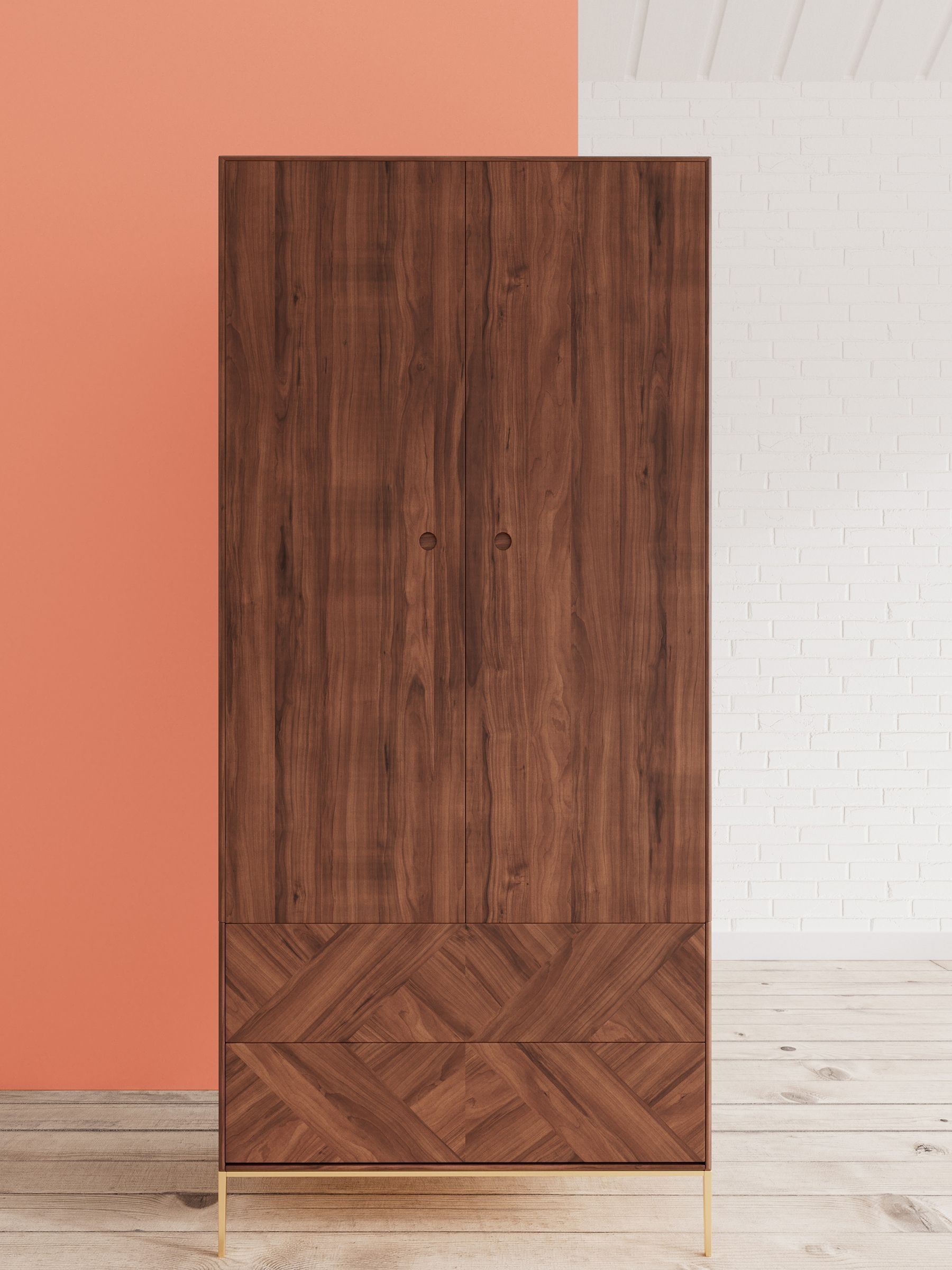 Buy Swoon Brown Norrebro Wardrobe from the Next UK online shop