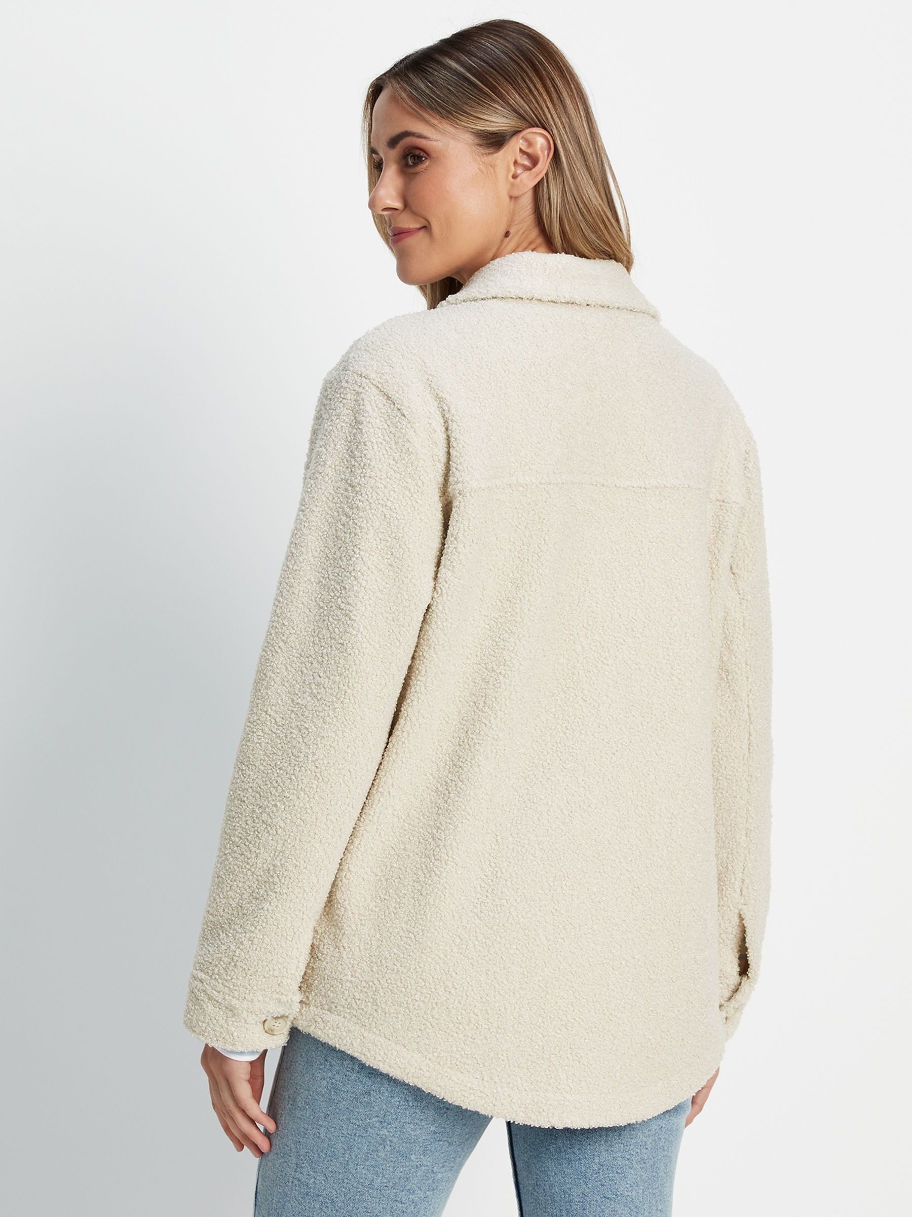 Buy Tog 24 White Maxine Shacket from the Next UK online shop