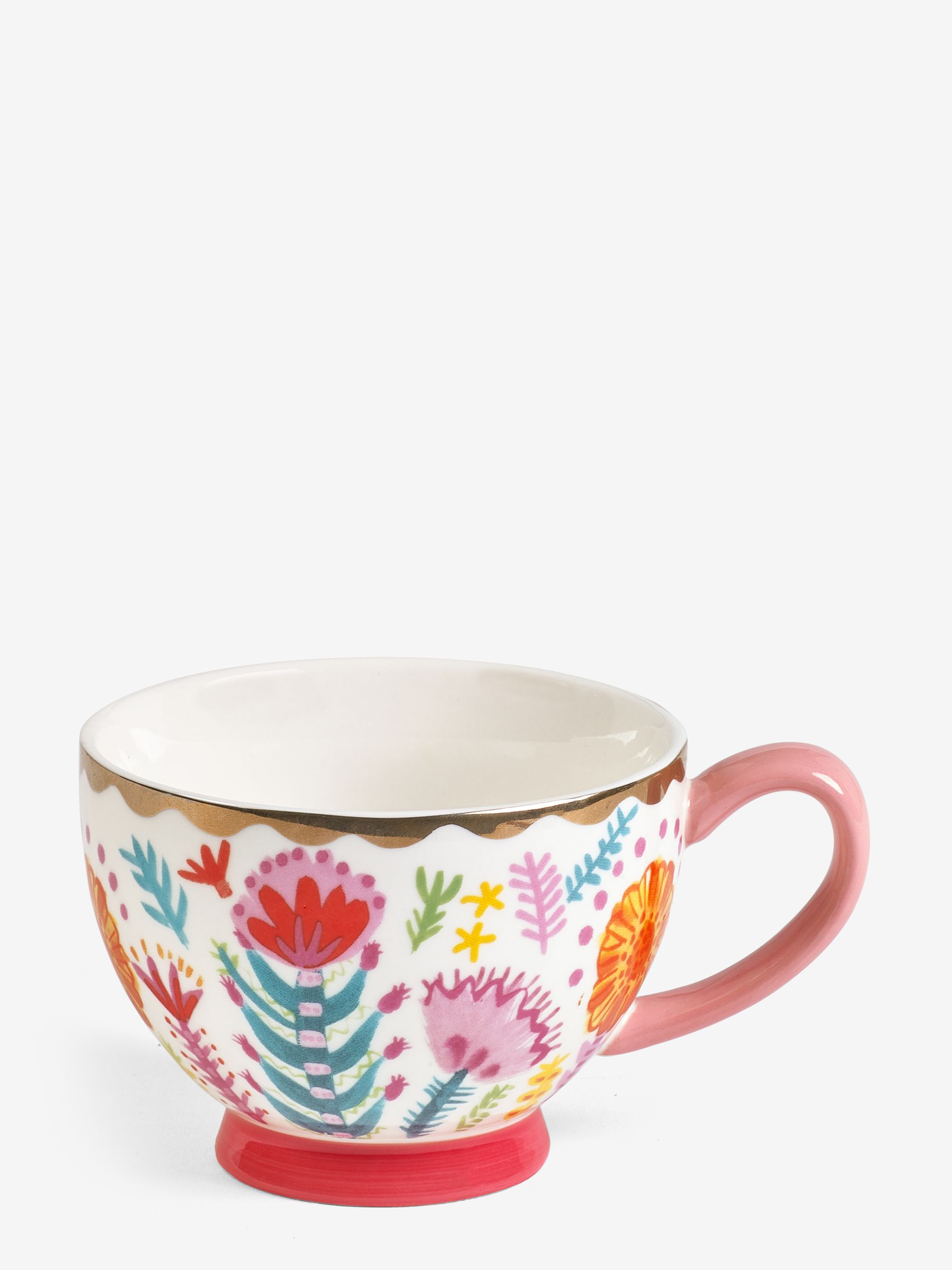 Buy Lucy Tiffney Floral Footed Mug from the Next UK online shop