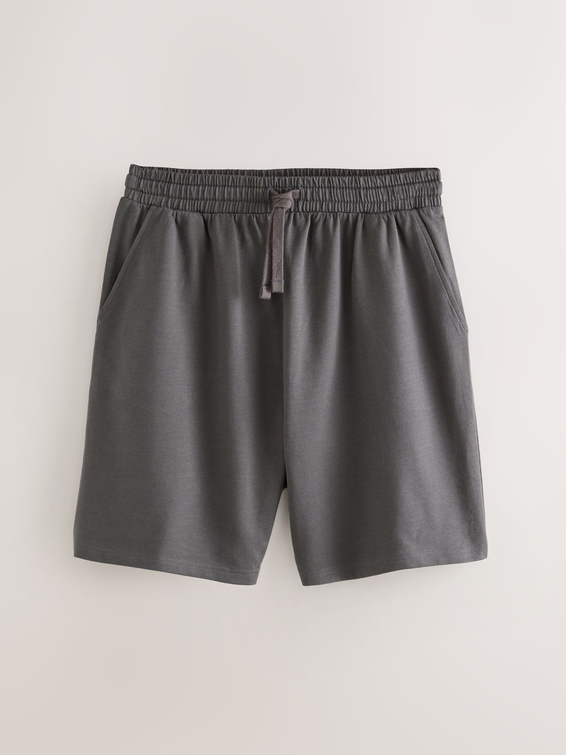 Buy Navy Blue/Grey/Black Loopback Soft Touch Shorts 3 Pack from the ...