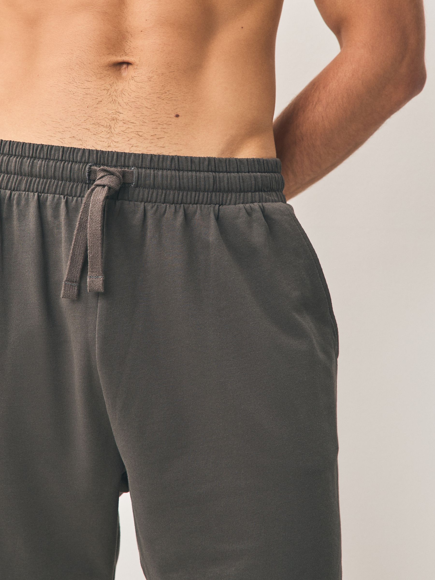 Buy Navy Blue/Grey/Black Loopback Soft Touch Shorts 3 Pack from the ...