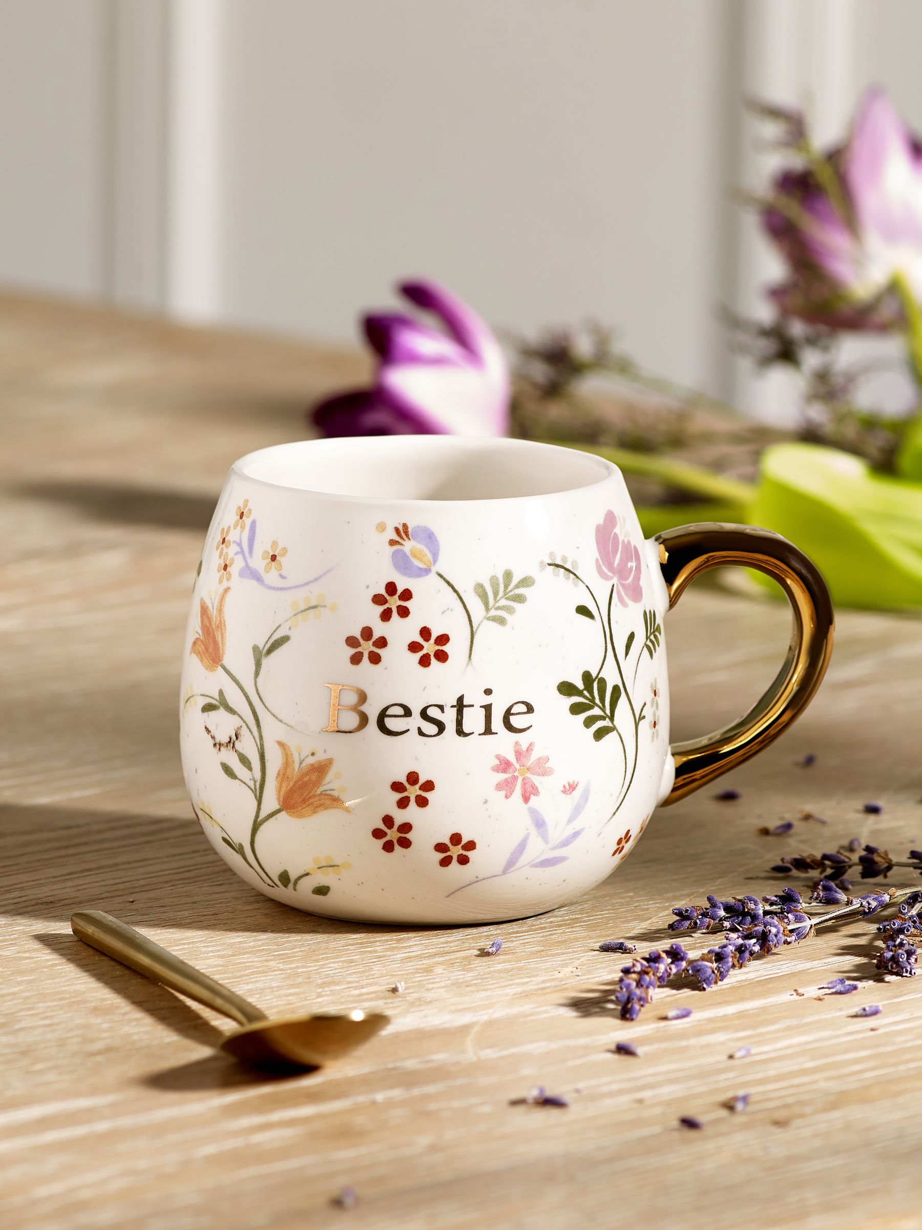 Buy Multi Floral Bestie Mug from the Next UK online shop