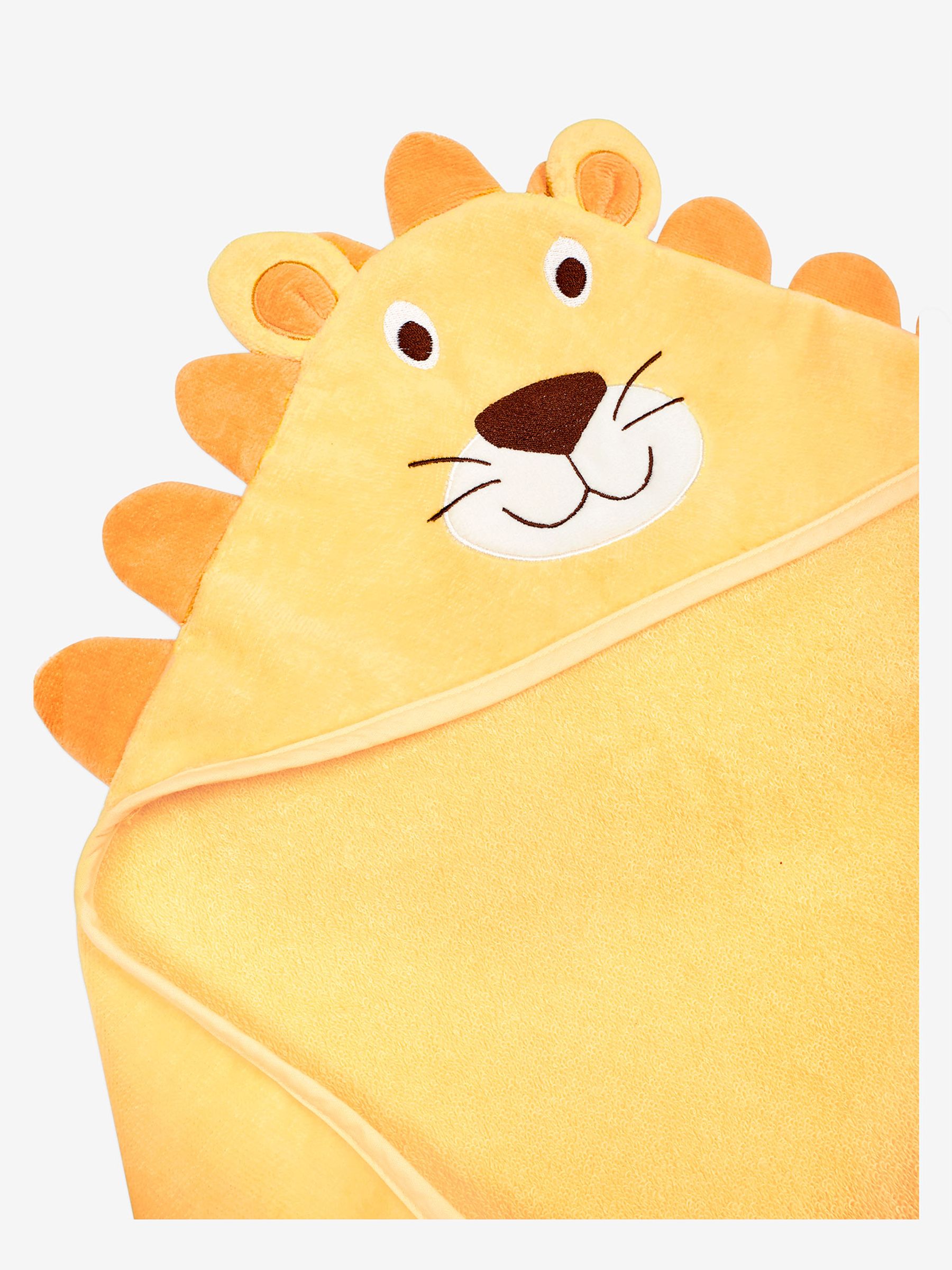 Buy JoJo Maman Bébé Lion Character Hooded Towel from the Next UK online ...