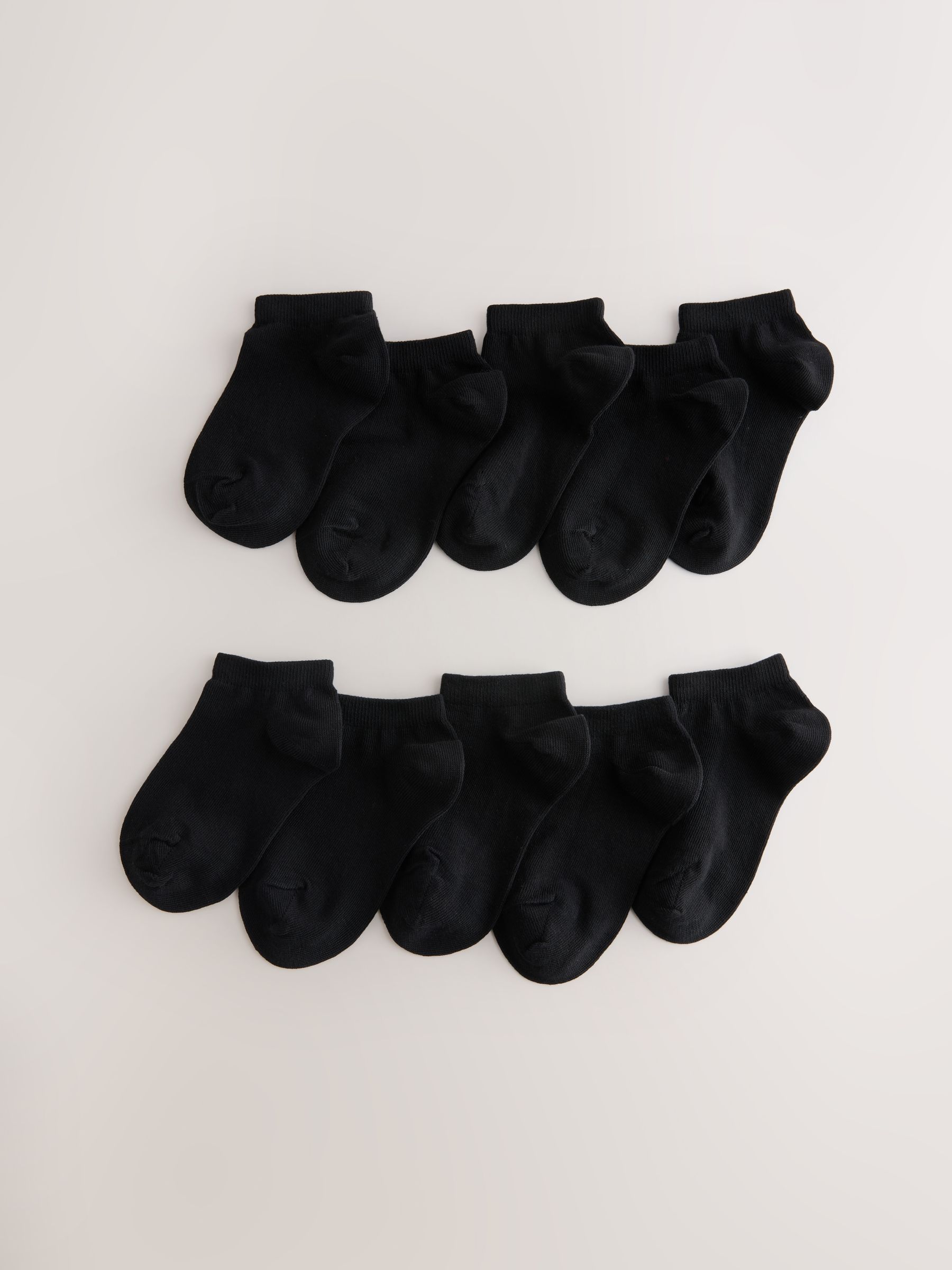 Buy Black 10 Pack Trainer Socks from the Next UK online shop