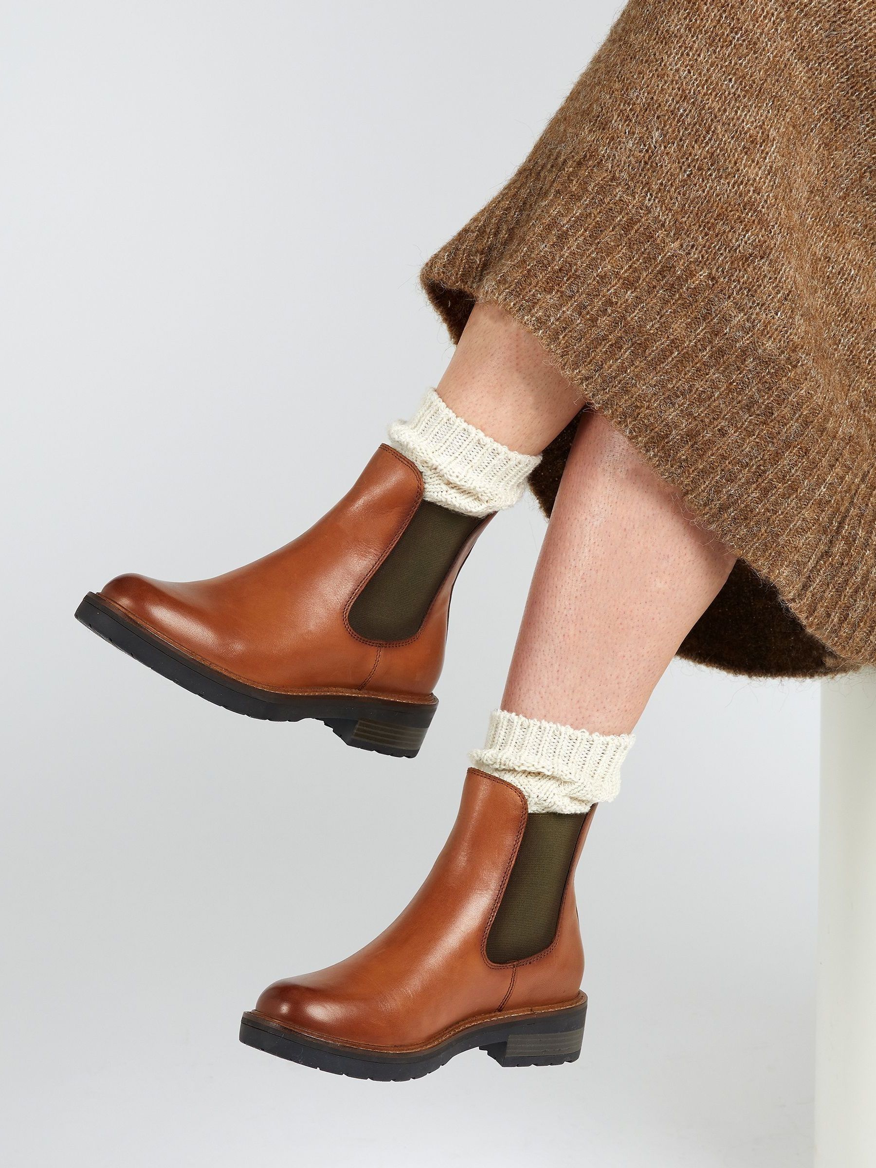 Buy Jones Bootmaker Brown Maddalena Leather Chelsea Boots from Next ...