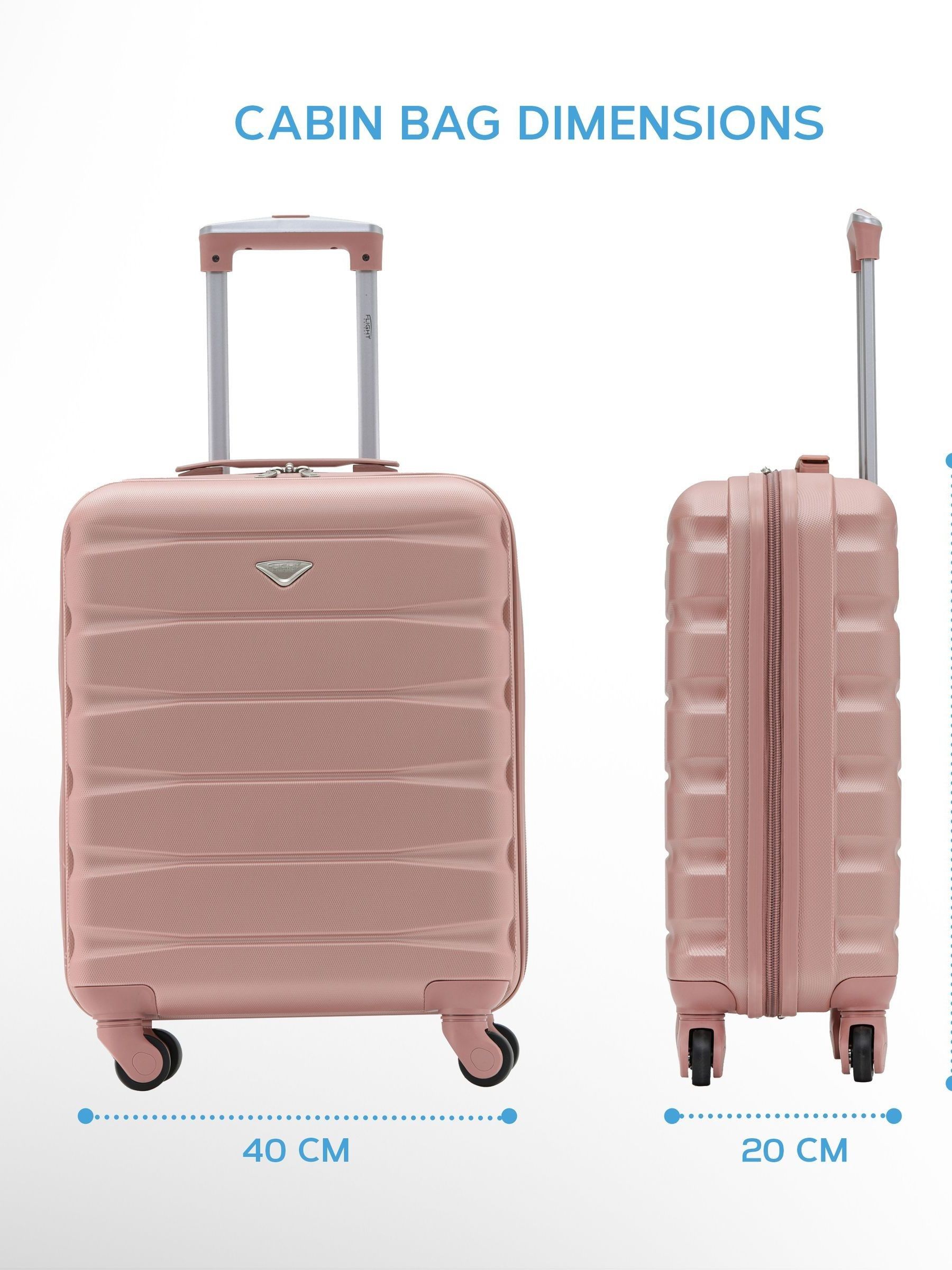 Buy Flight Knight Ryanair Priority 4 Wheel ABS Hard Case Cabin Carry On ...