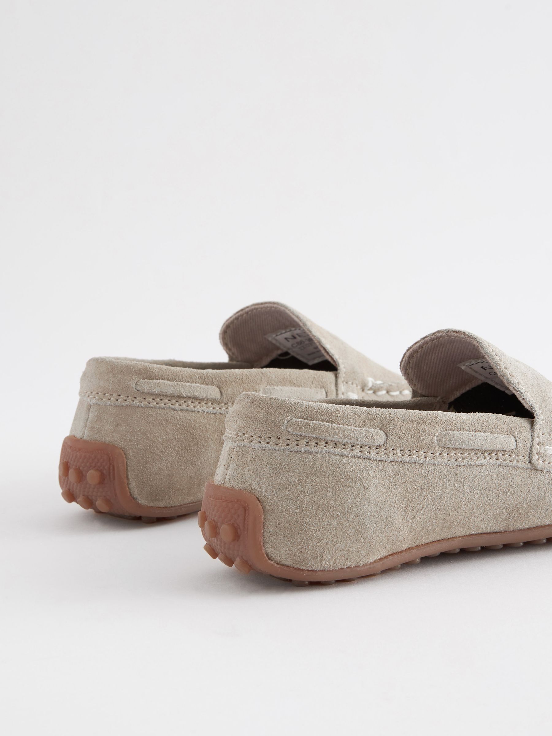Buy Suede Stone Standard Fit (F) Loafers from the Next UK online shop