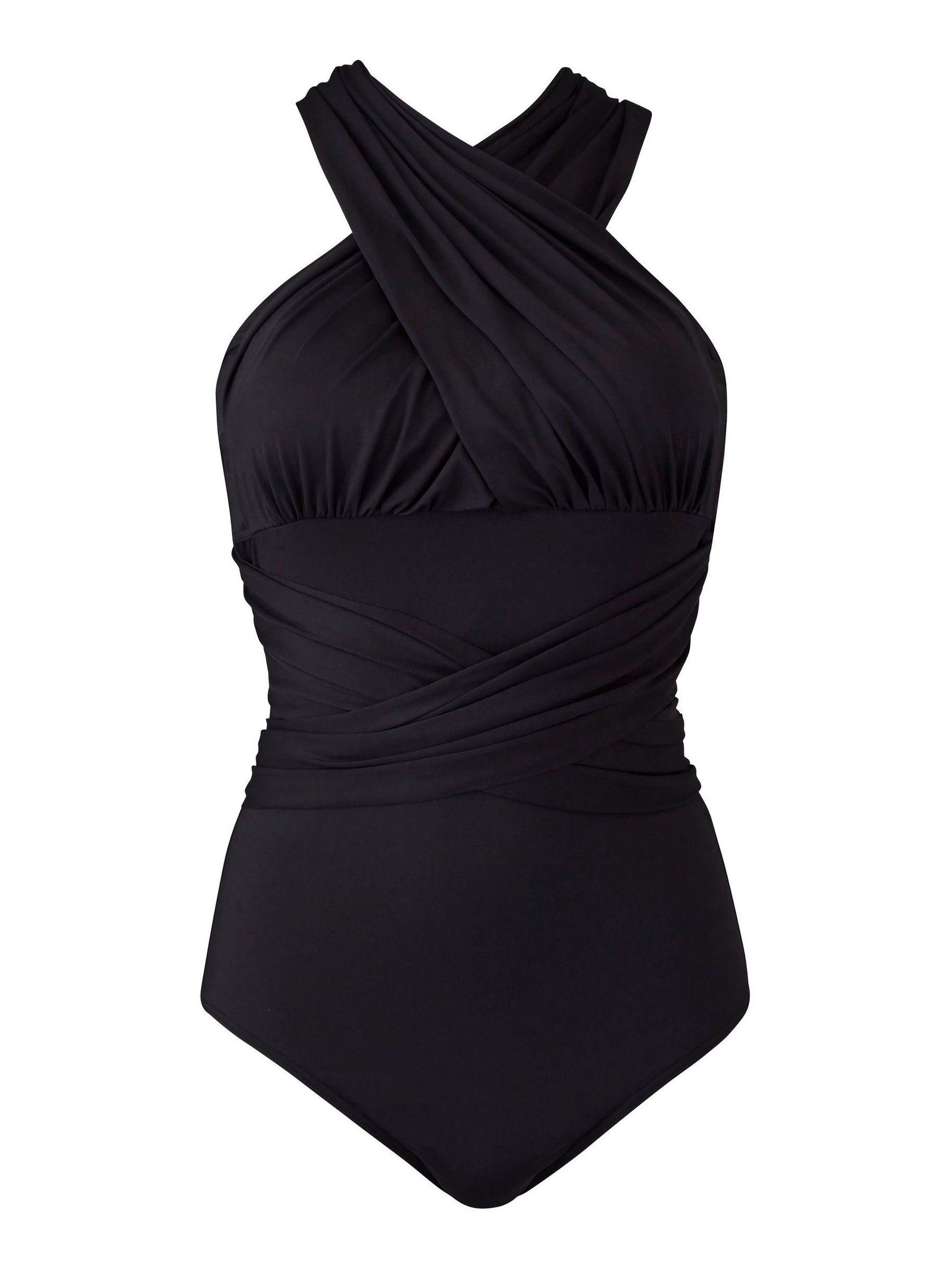 Buy Simply Be Black Magisculpt Convertible Swimsuit from the Next UK ...