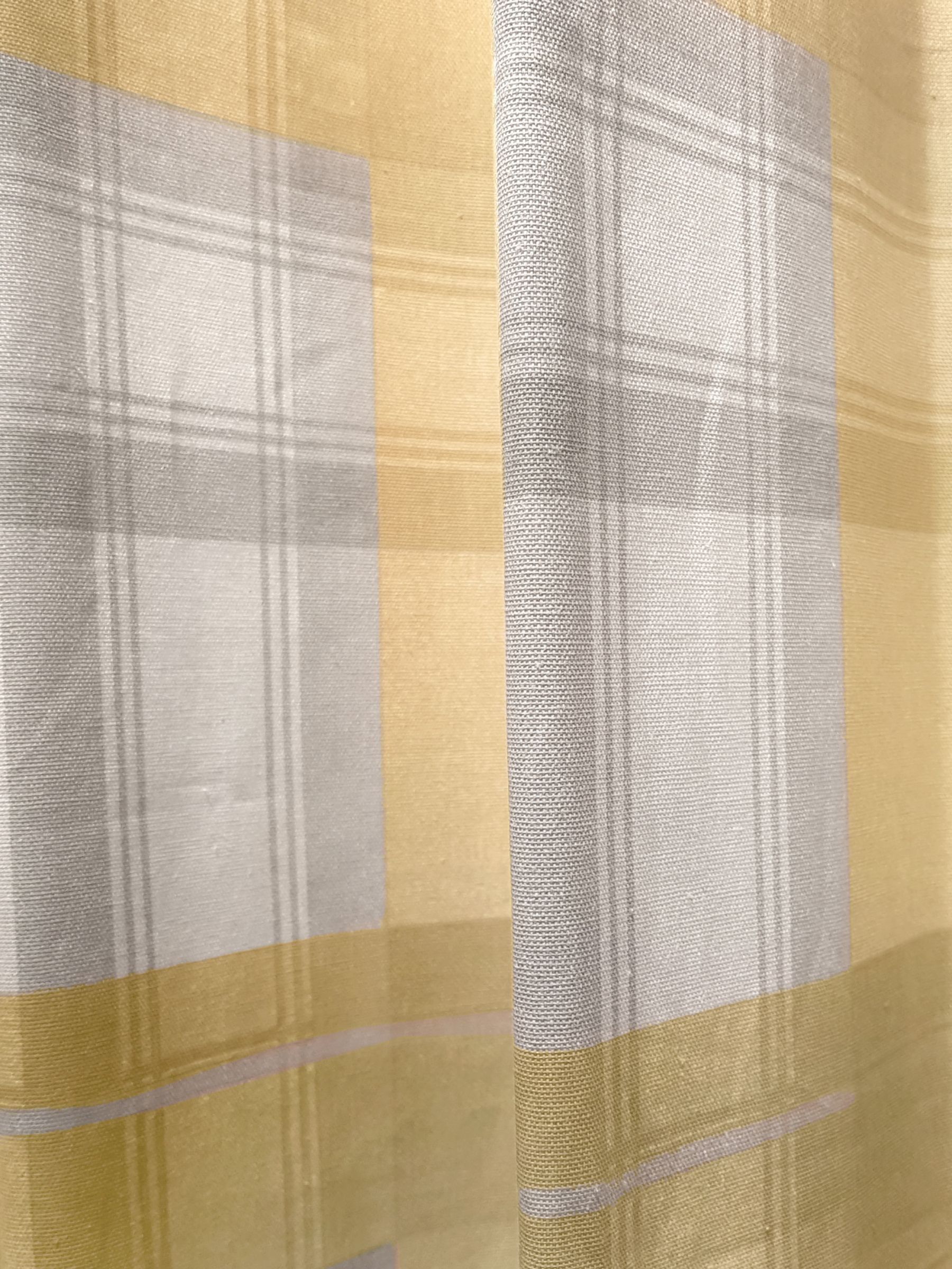 Buy Fusion Yellow Balmoral Check Eyelet Curtains from the Next UK ...