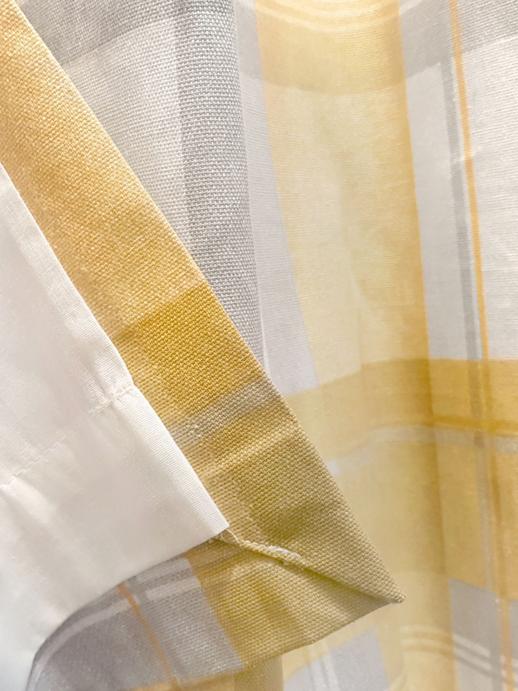 Buy Fusion Yellow Balmoral Check Eyelet Curtains from the Next UK ...