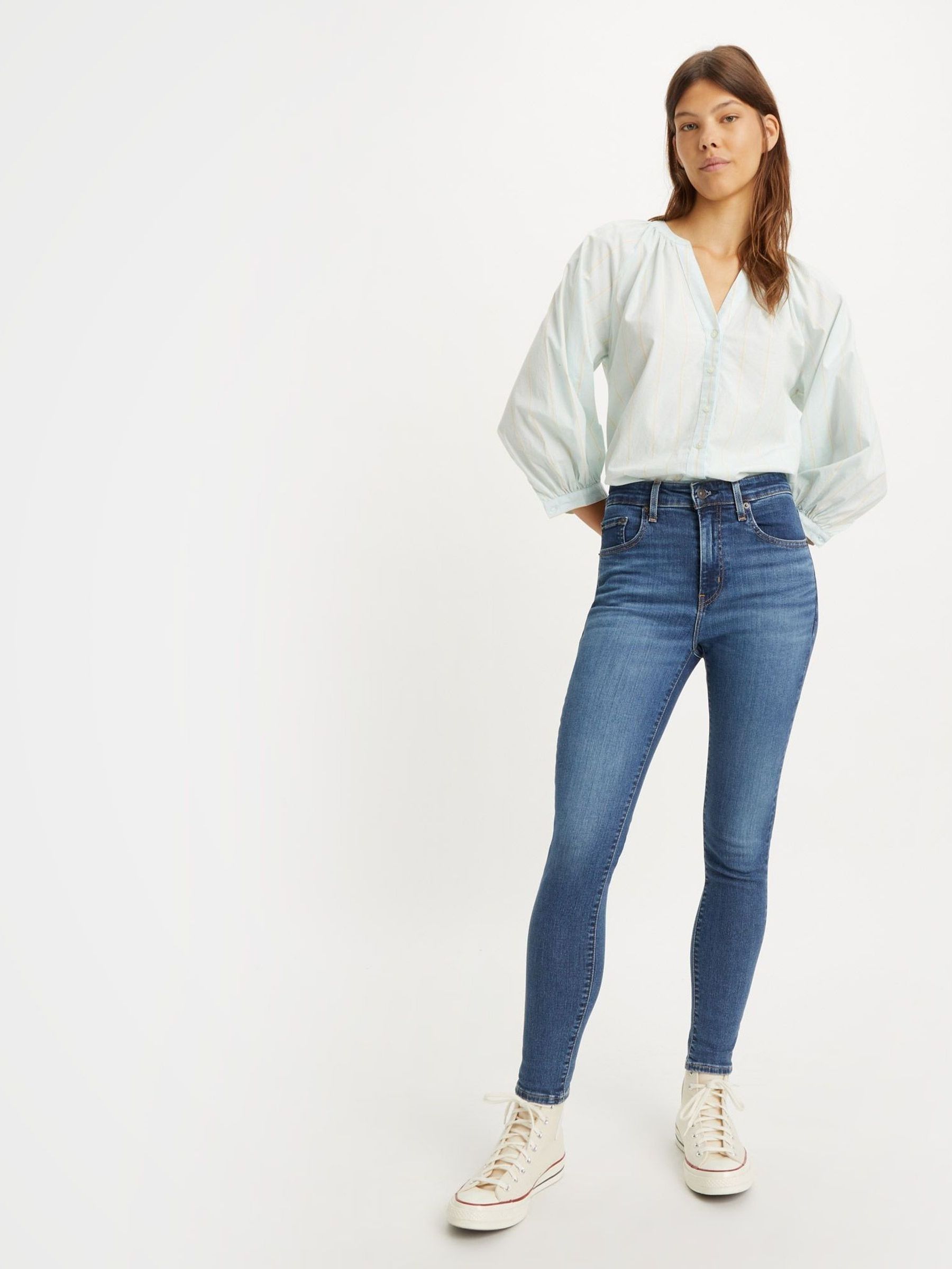 Buy Levi's® Blue Wave Mid 721™ High Rise Skinny Jeans from the Next UK ...
